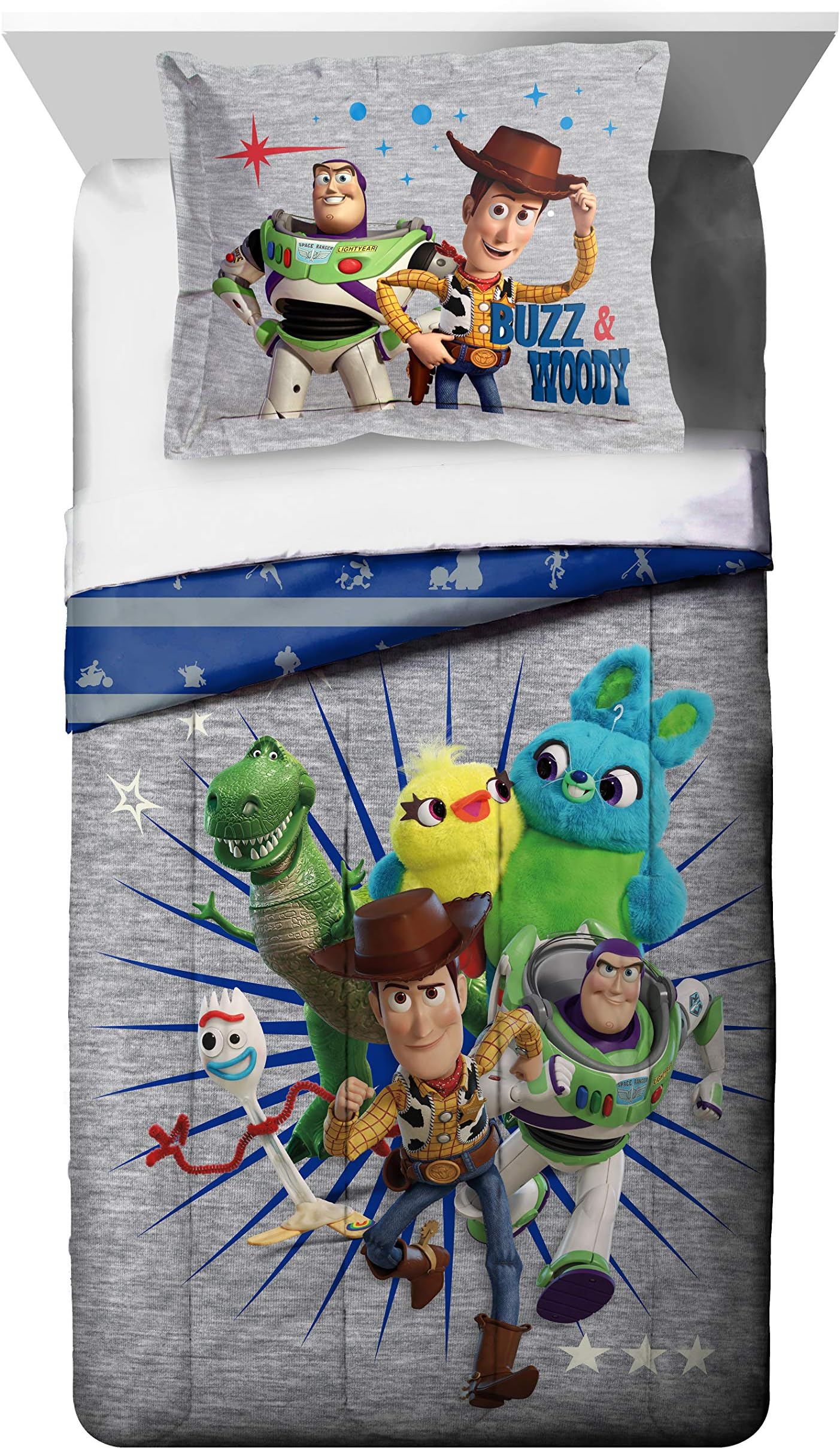 Amazon.com: CoComelon 4-Piece Toddler Bedding Set, Cute as a Rainbow ...