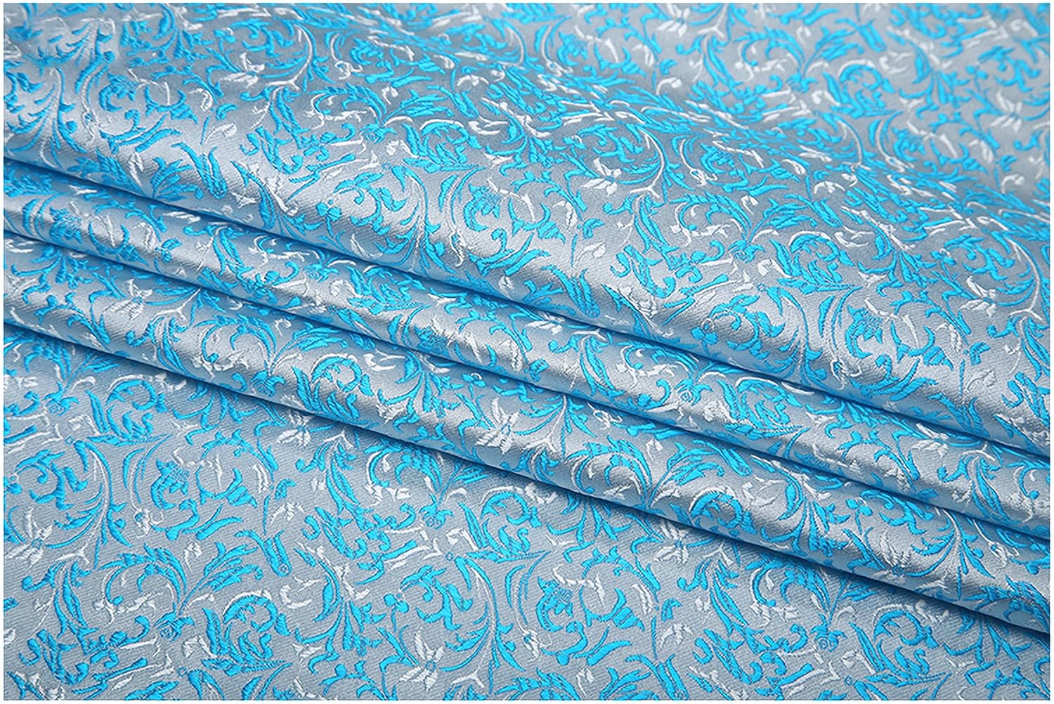 Amazon.com: NAKAN Silky Phoenix Flower Jacquard Brocade Fabric 75cm ...