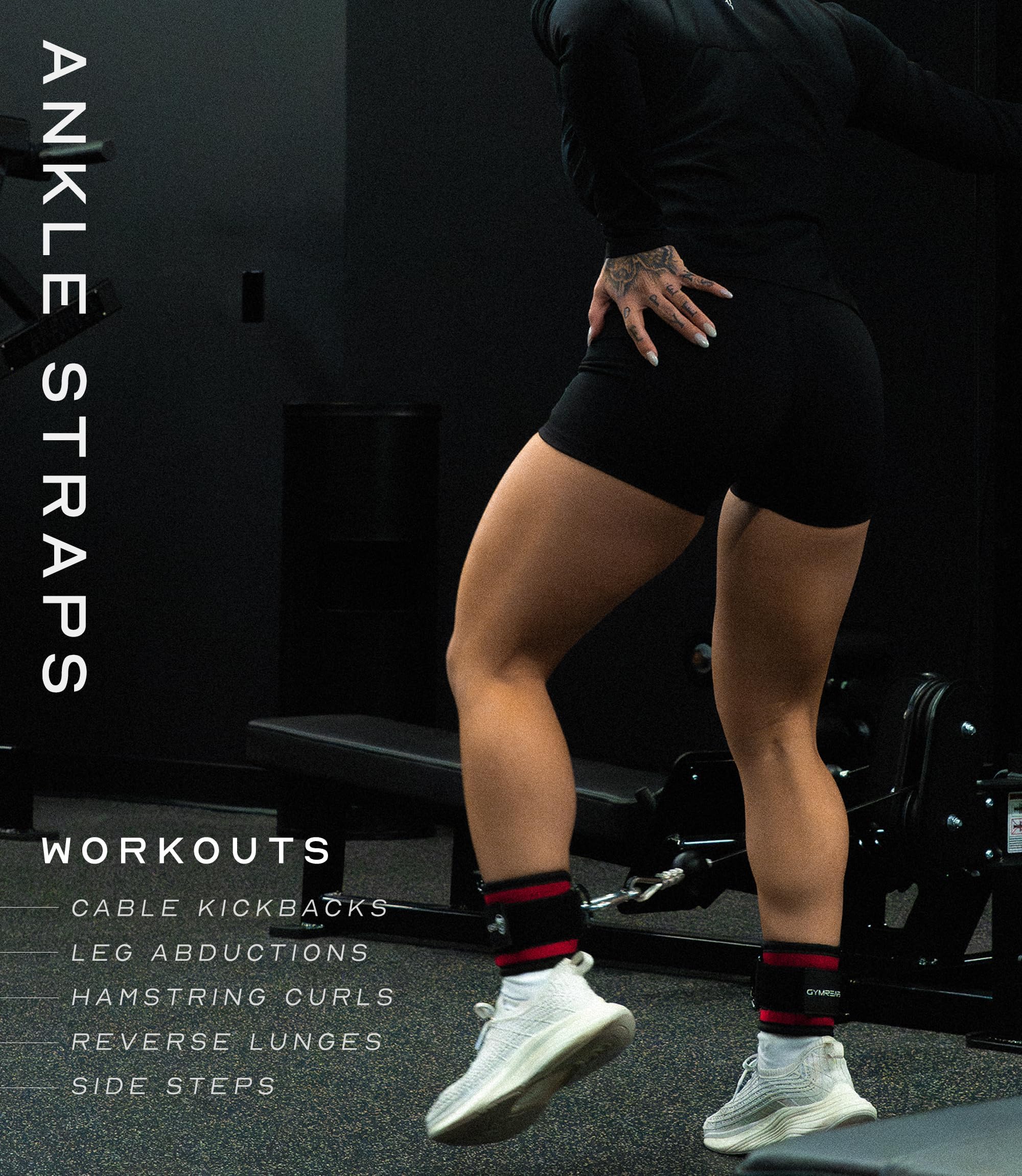 Snapklik.com : Gymreapers Ankle Strap (Single) For Cable Machine ...