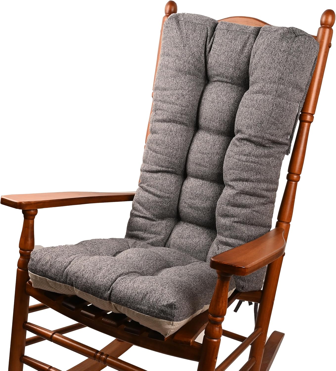 KGPLOME 18 in Jumbo Rocking Chair Cushions with Ties,Non-Slip Durable ...