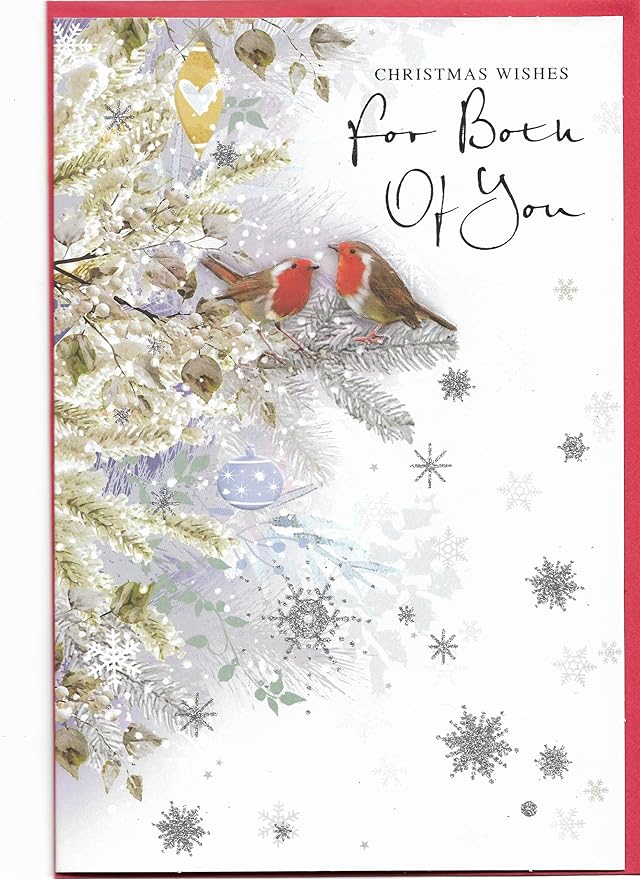 Christmas Card For Both Of You 23 x 15 Cm (9 x 6 inches) Christmas ...
