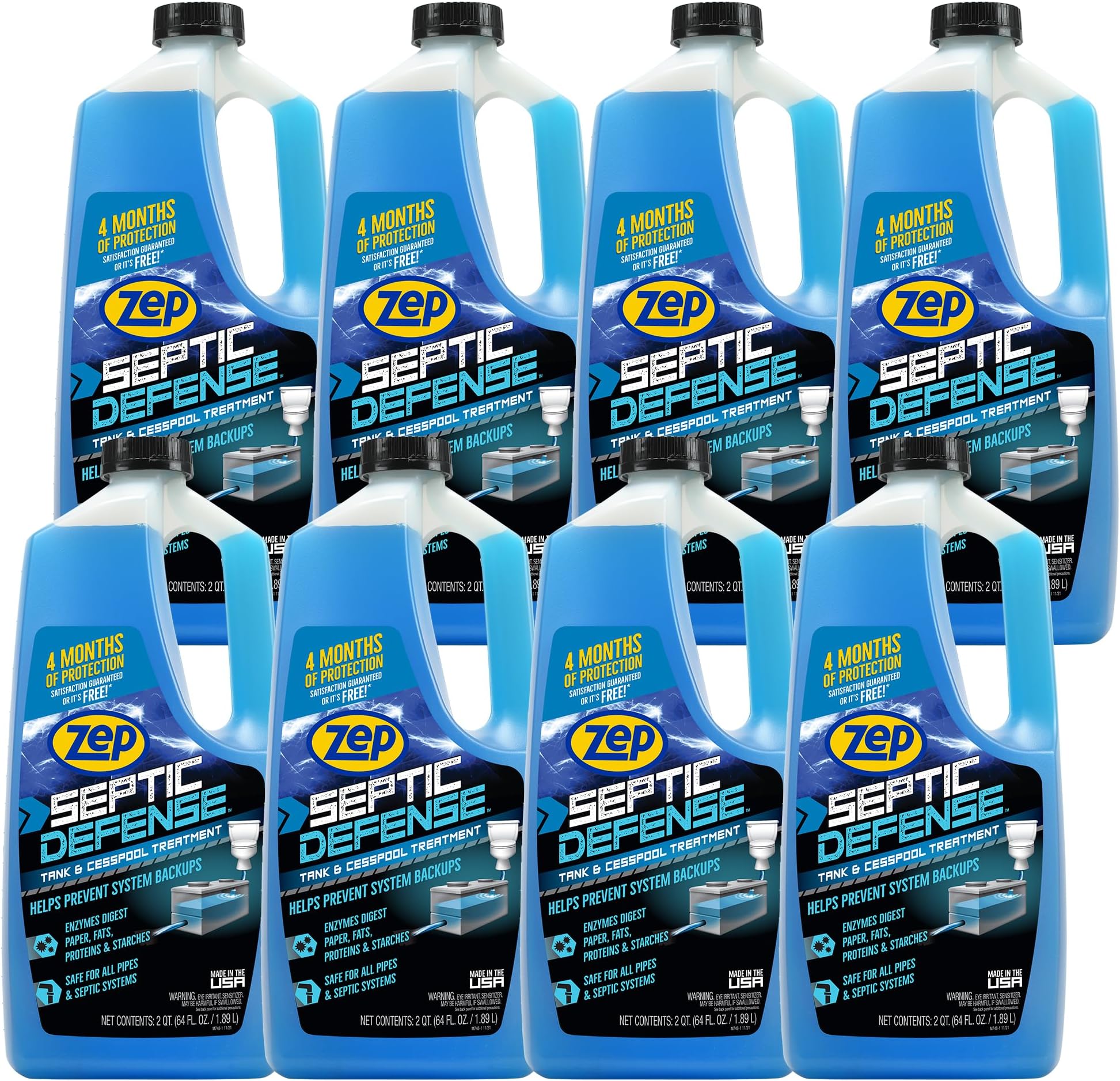 Amazon.com: Zep Septic System and Cesspool Treatment Liquid - 64 oz ...