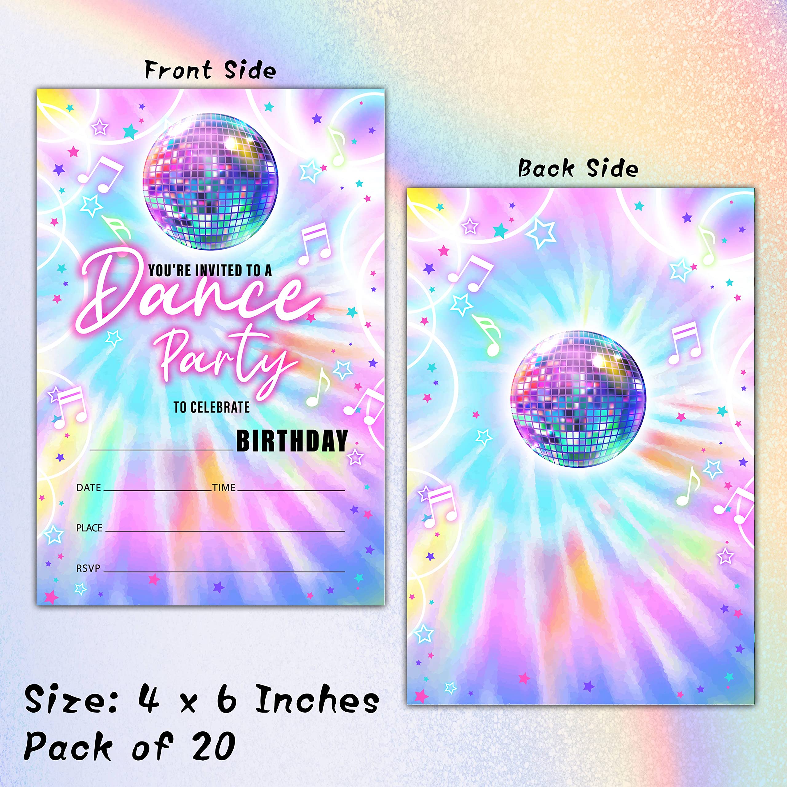 Dance Party Invitations