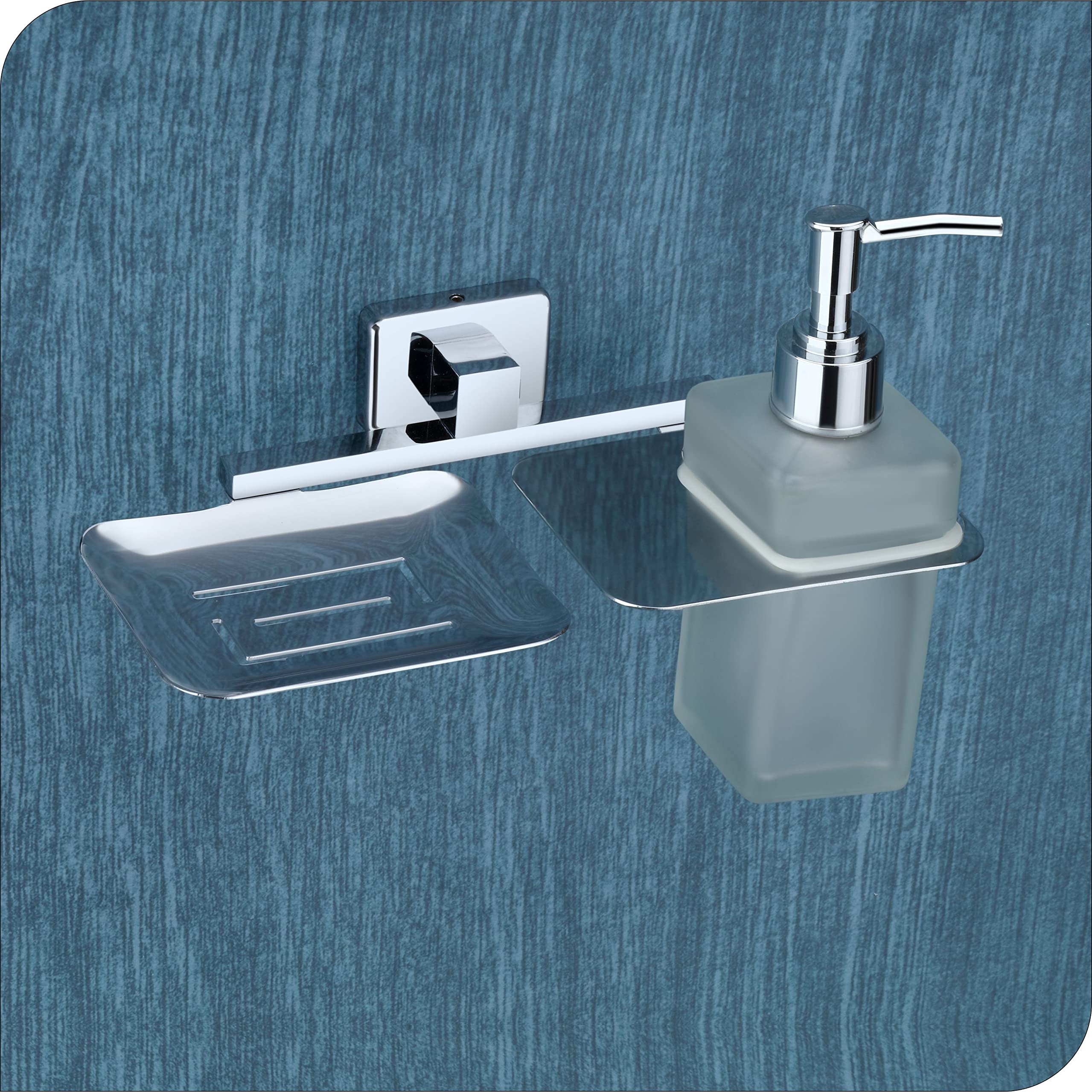 KANJAL Liquid soap Dispenser with soap case Holder for washbasin Liquid ...