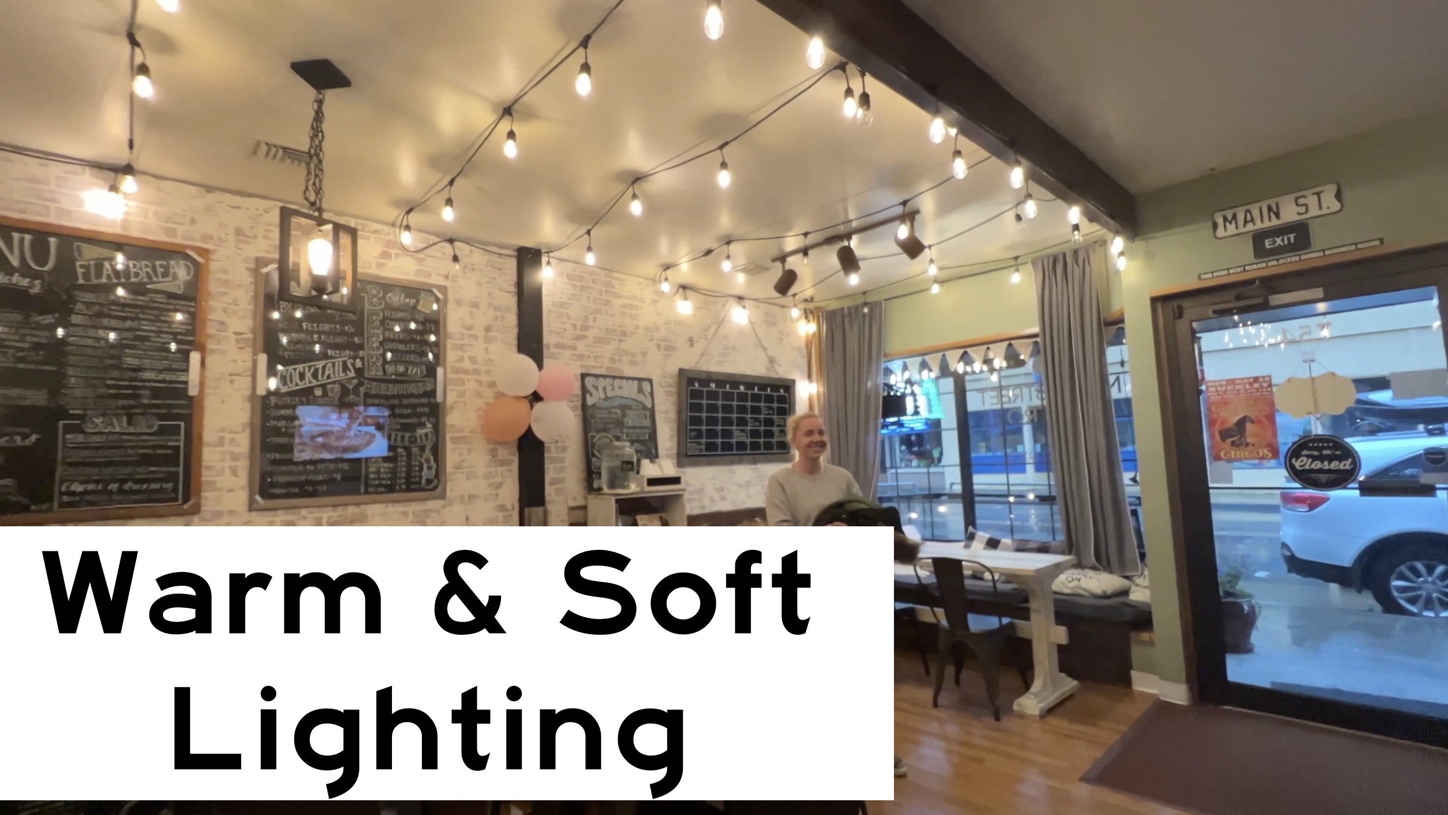 Watch These bistro lights in a warm, coffee bistro atmosphere on Amazon ...