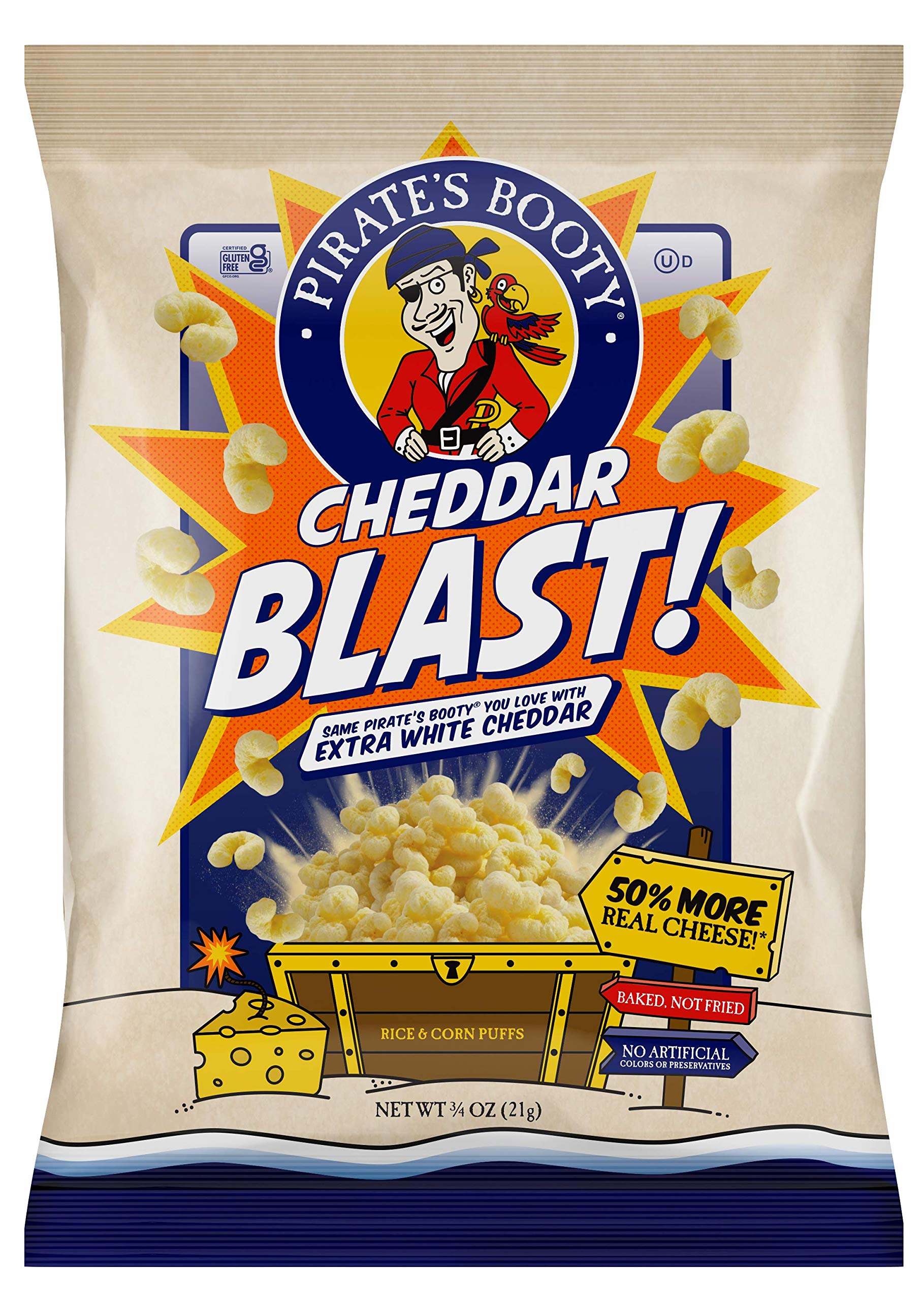 Snapklik.com : Pirates Booty Cheddar Blast Cheese Puffs, Gluten Free ...