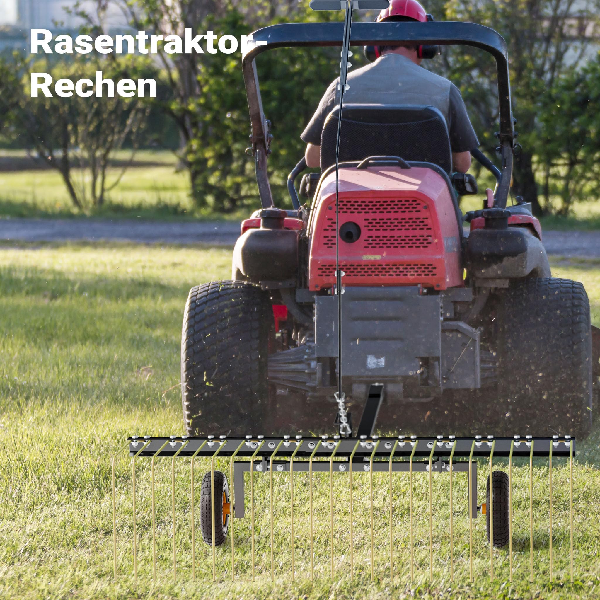 Lawn Tractor Rake Attachment Ventrac Power Rake Compact Tractor