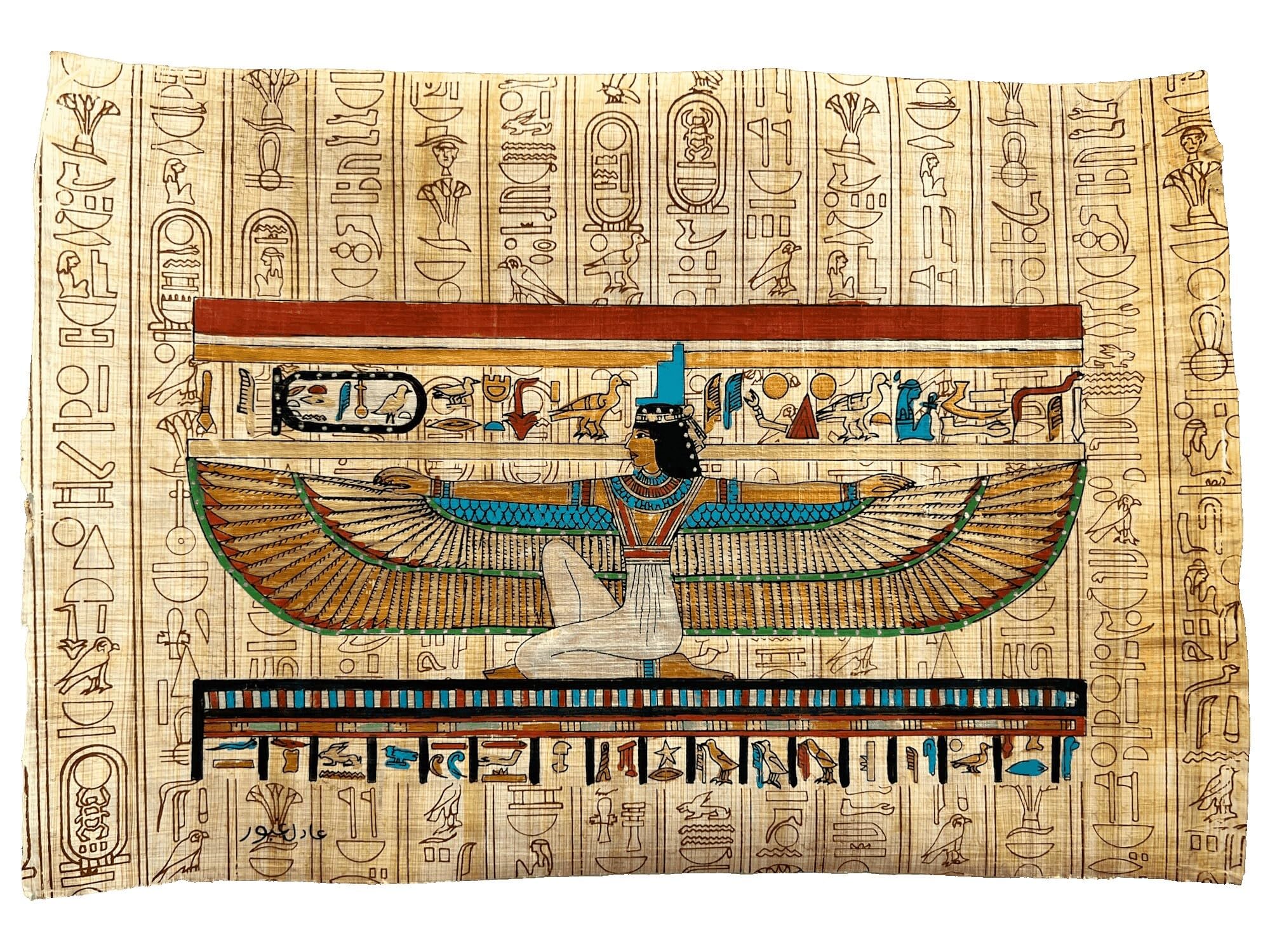 Egyptian Winged Goddess Drawings Isis, Goddess Of Life And Magic In