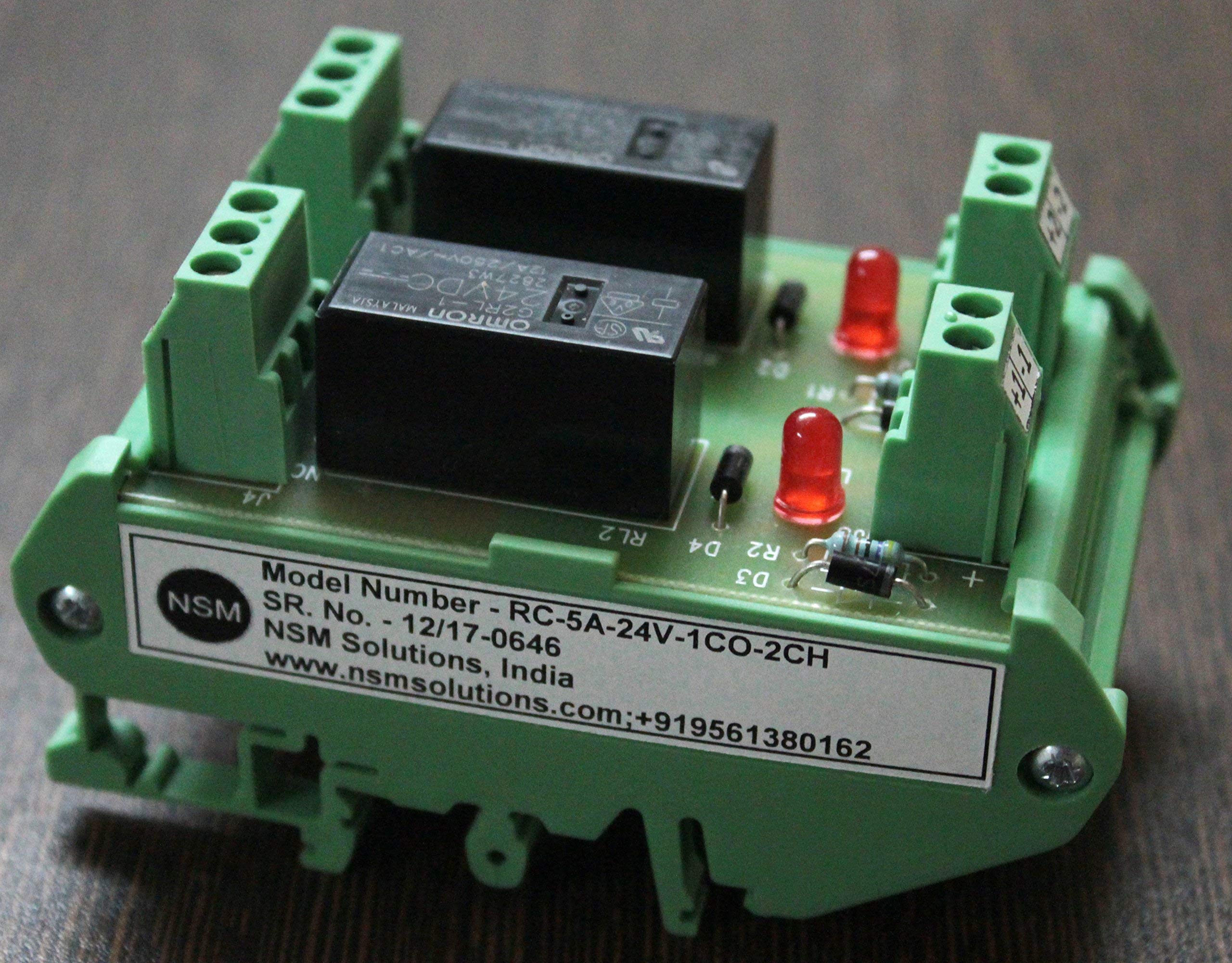 24v Dc Relay Module 1co Relay Module 2 Channel Relay | Desertcart Australia