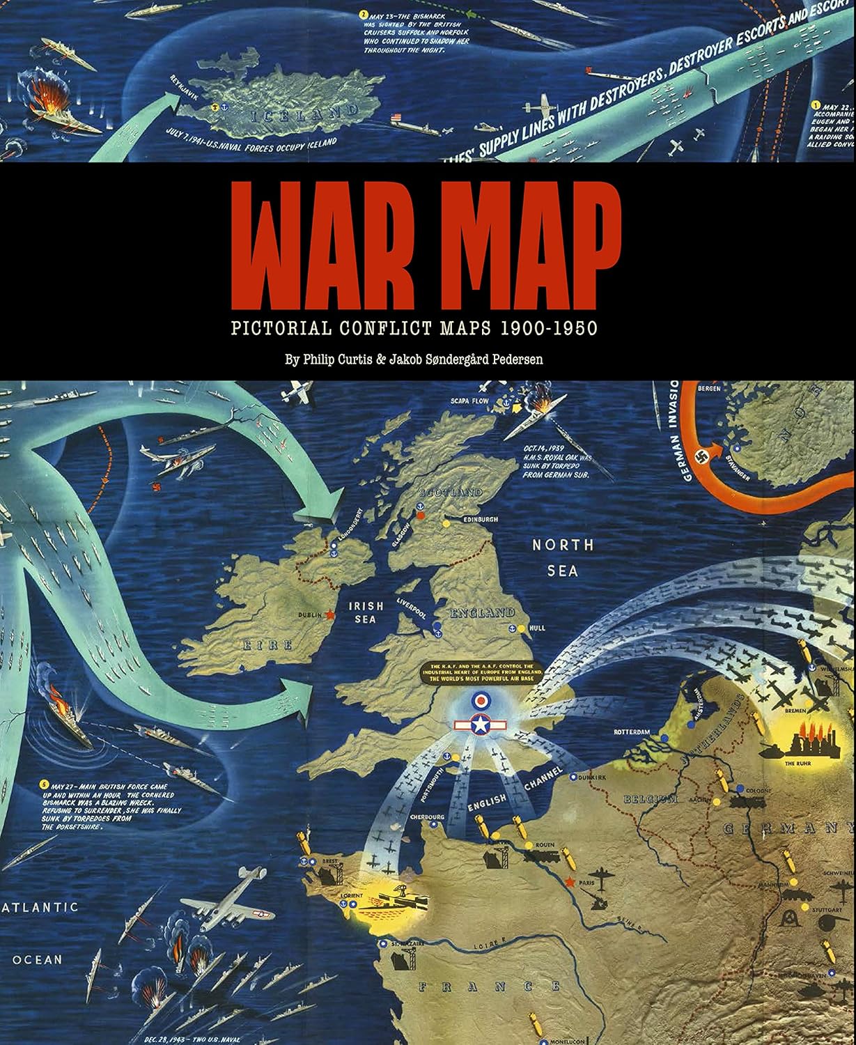 Amazon.com: War Map: Pictorial Conflict Maps 1900-1950: 9780957149717 ...