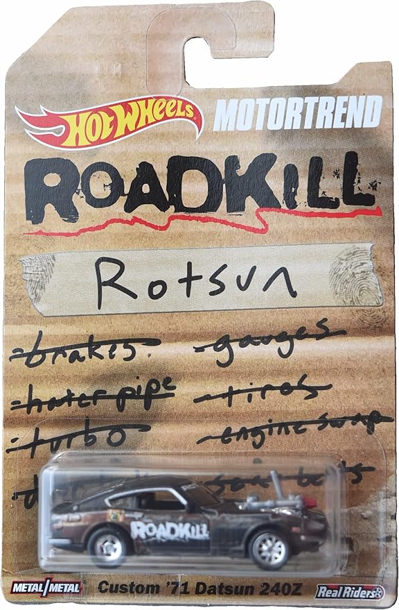 Amazon.com: Hot Wheels Custom '71 Datsun 240Z, Roadkill : Toys & Games