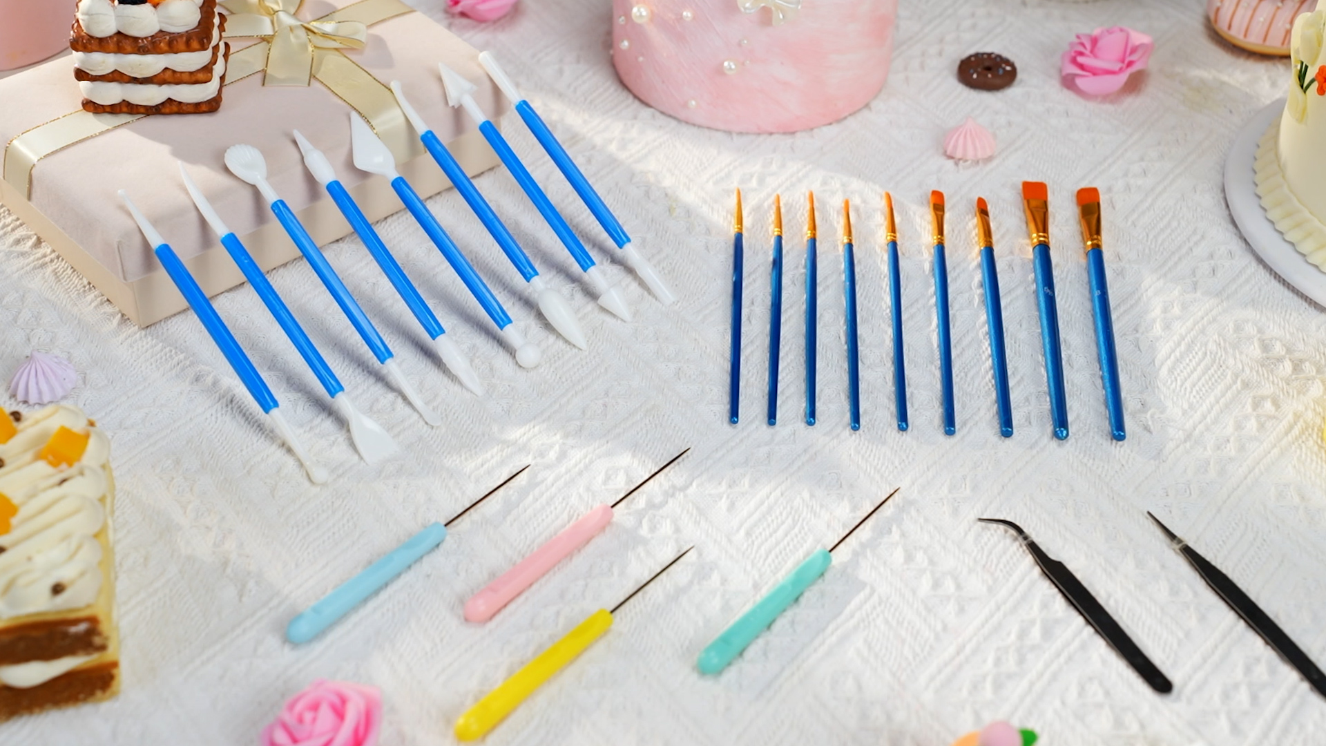 Fondant Mold 31pcs Fondant Cake Modeling Decorating Hand Sculpting Clay ...