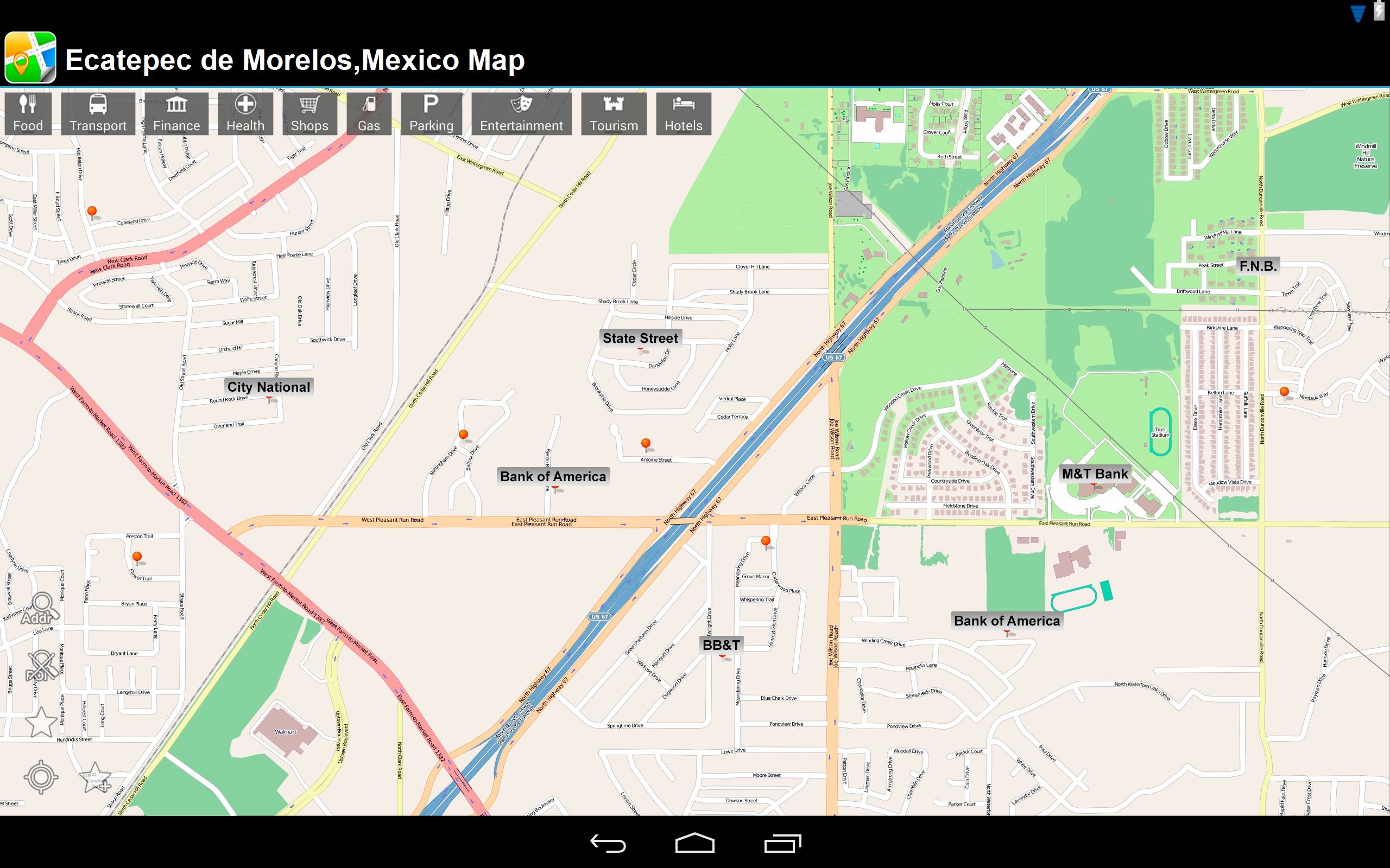 Aplicación Ecatepec de Morelos, México Mapa Offline: PLACE STARS en ...