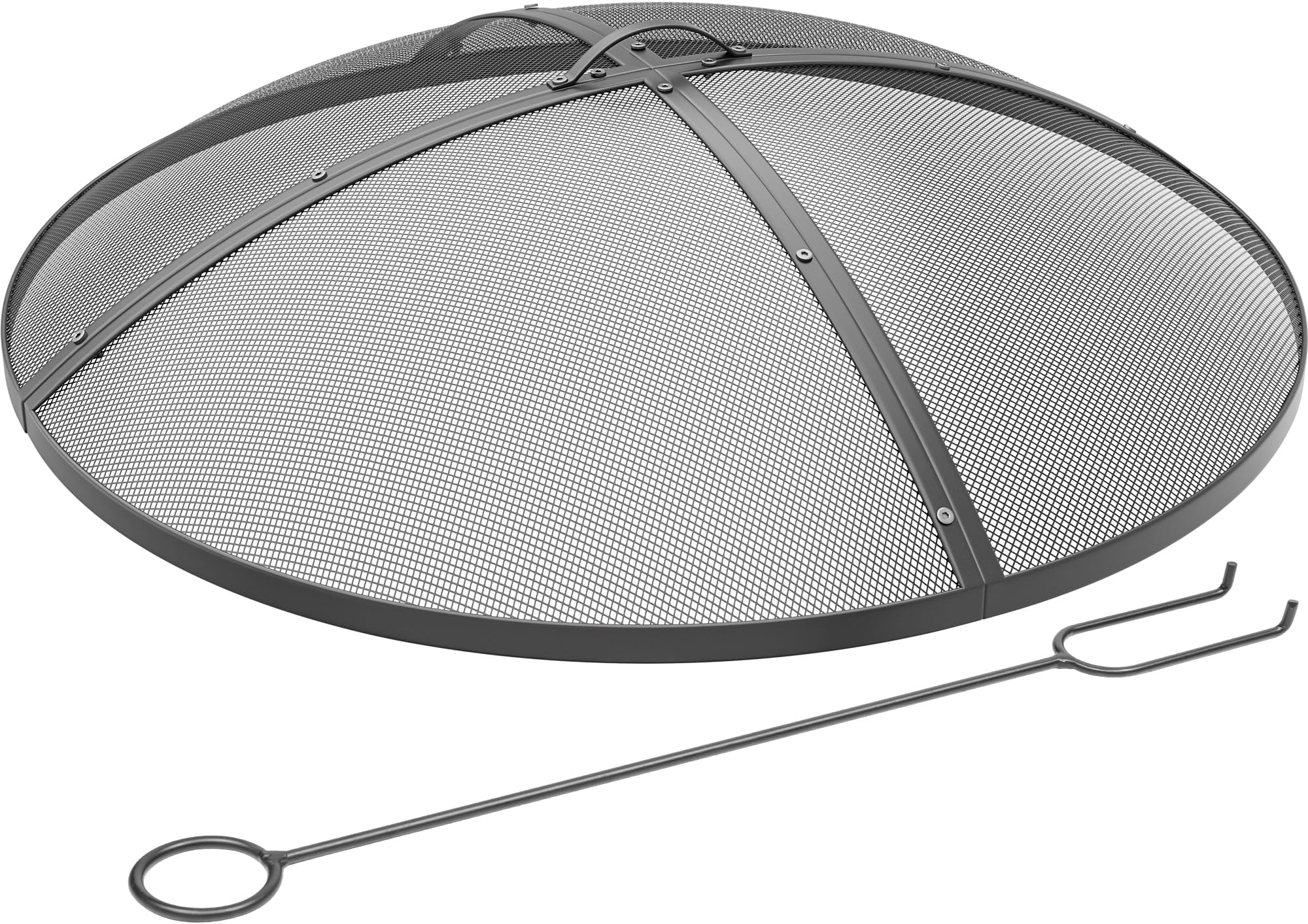 Amazon.com: YITAHOME Heavy-Duty Fire Pit Spark Screen with Handle and ...