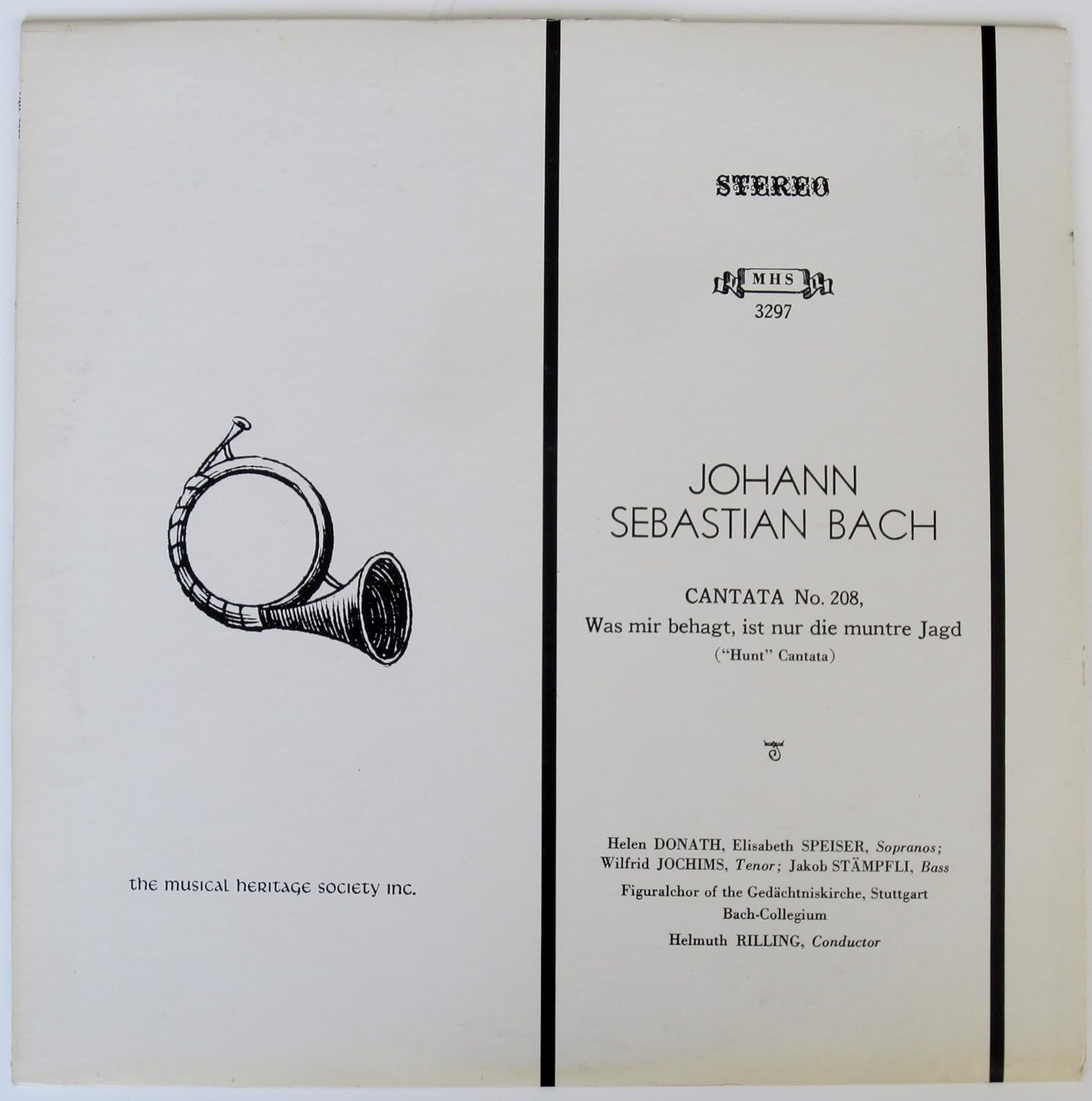 J.S. Bach, Helmuth Rilling, Figuralchor of the Gedachtniskirche - J.S ...