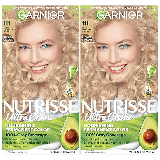Amazon.com : Garnier Nutrisse Ultra Crème Hair Color, Permanent Hair ...