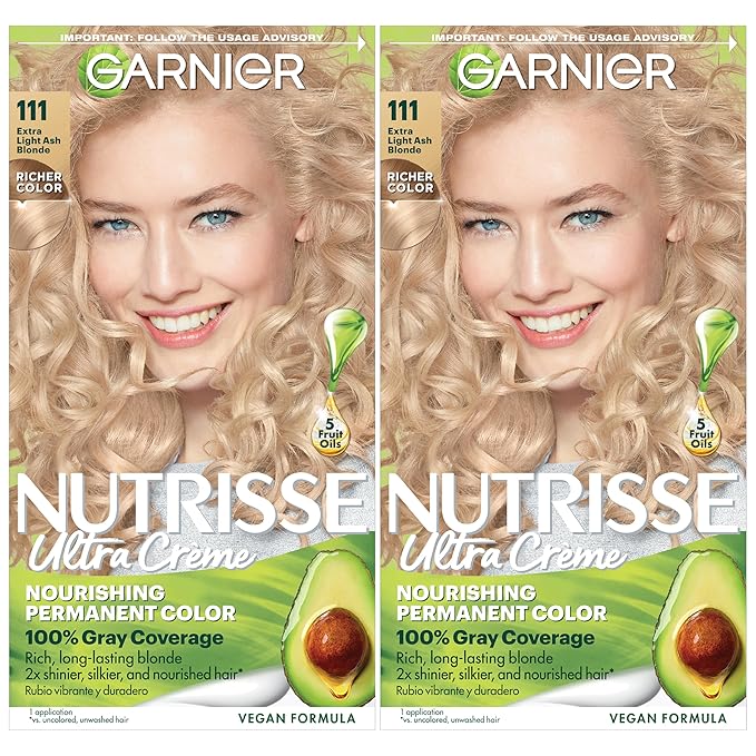 Amazon.com : Garnier Nutrisse Ultra Crème Hair Color, Permanent Hair ...