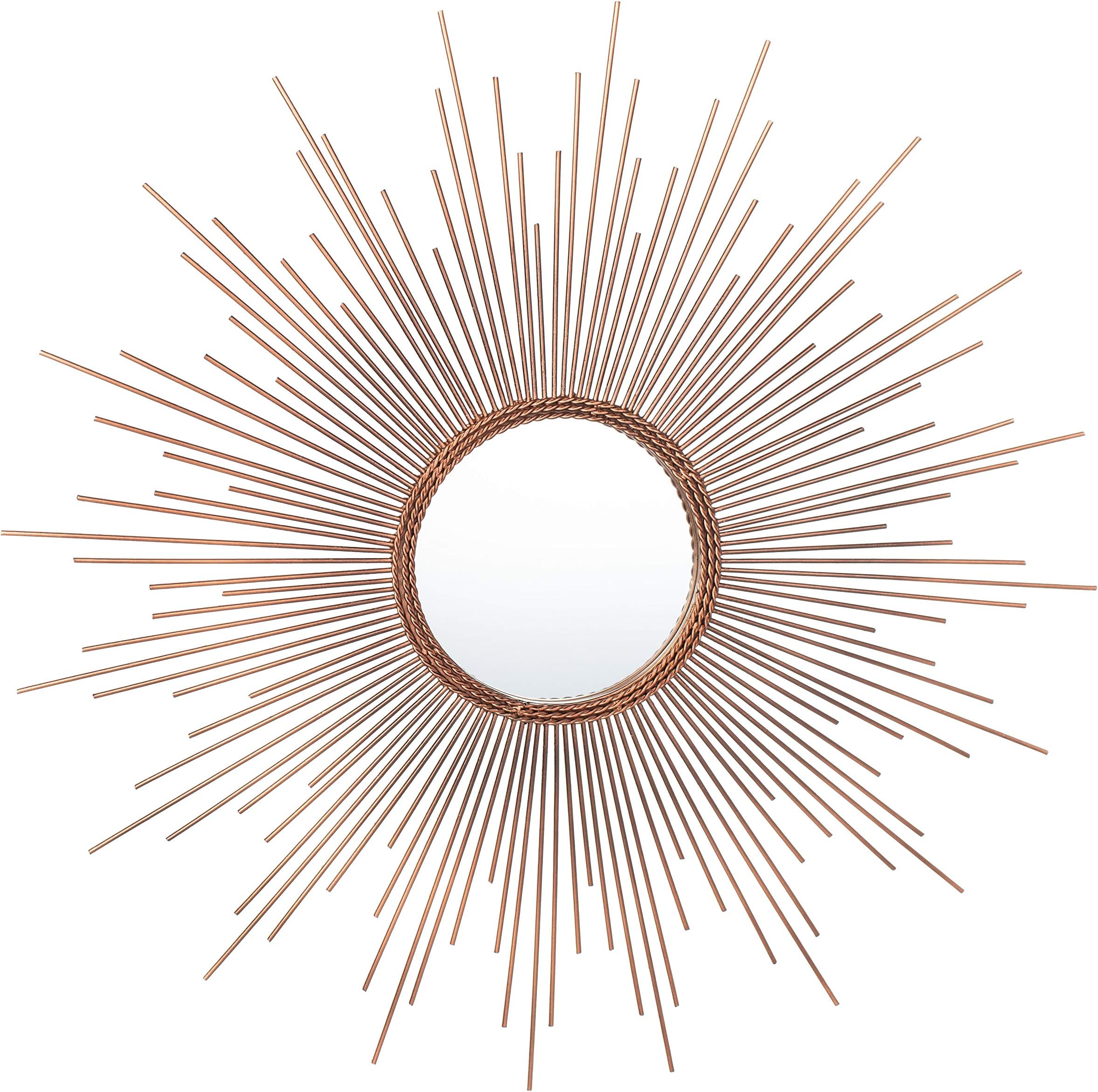 Amazon.com: SAFAVIEH Home Genevieve Copper Sunburst 30-inch Decorative ...