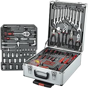 Sharper Image 186 pcs Vanadium Tool Set - Socket Wrenches - Amazon.com