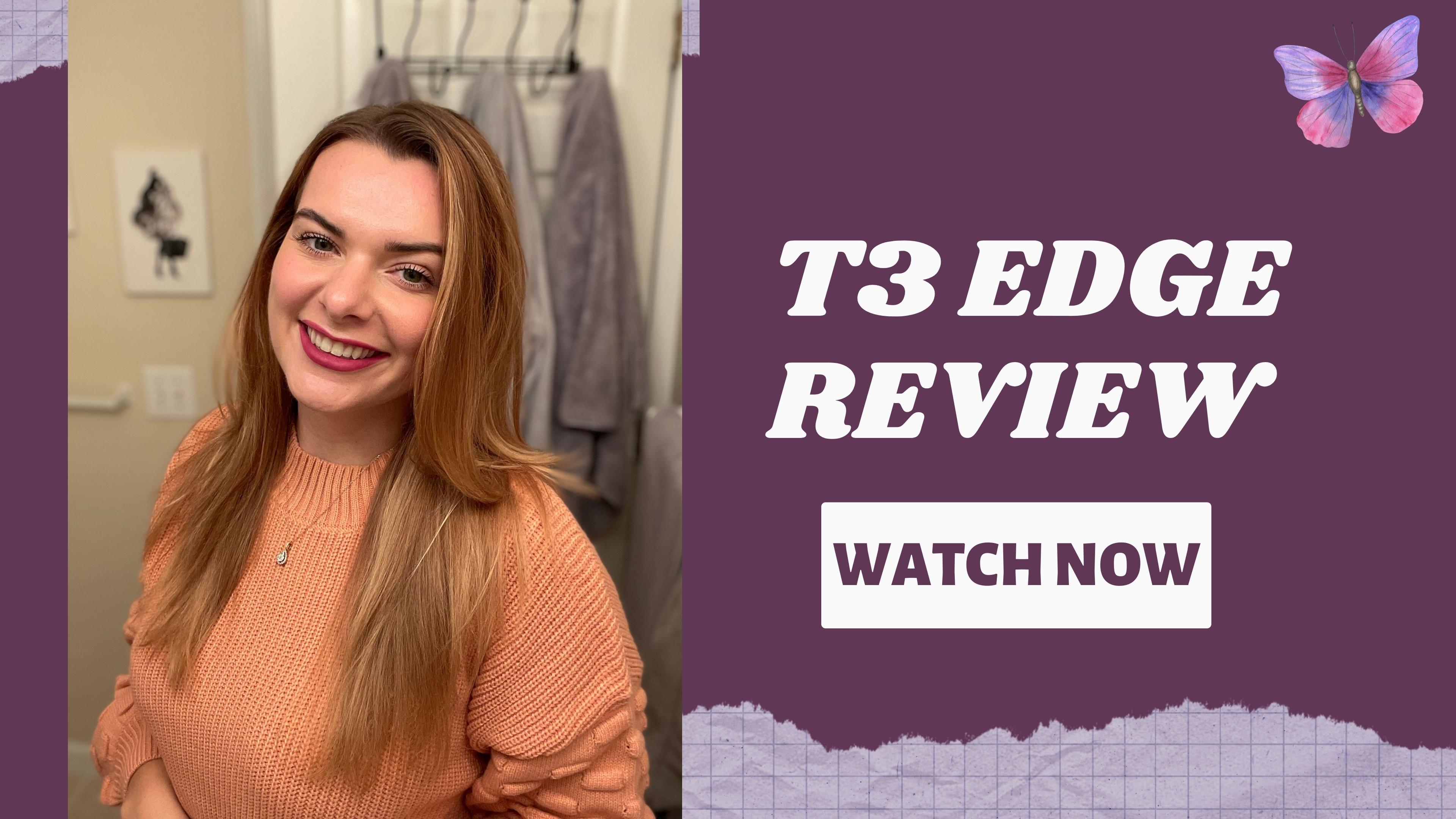 Watch Heated Smoothing & Styling Brush | T3 Edge Hair Tool Review on ...