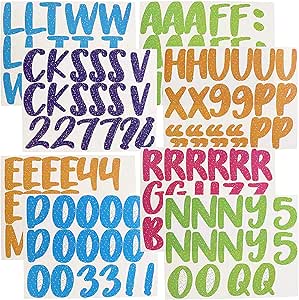 Amazon.com: Bulletin Board Alphabet Letters and Numbers Cutouts (146 ...