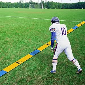 Amazon.com : Unittype Football Adjustable Linemen Splits Marker with 8 ...