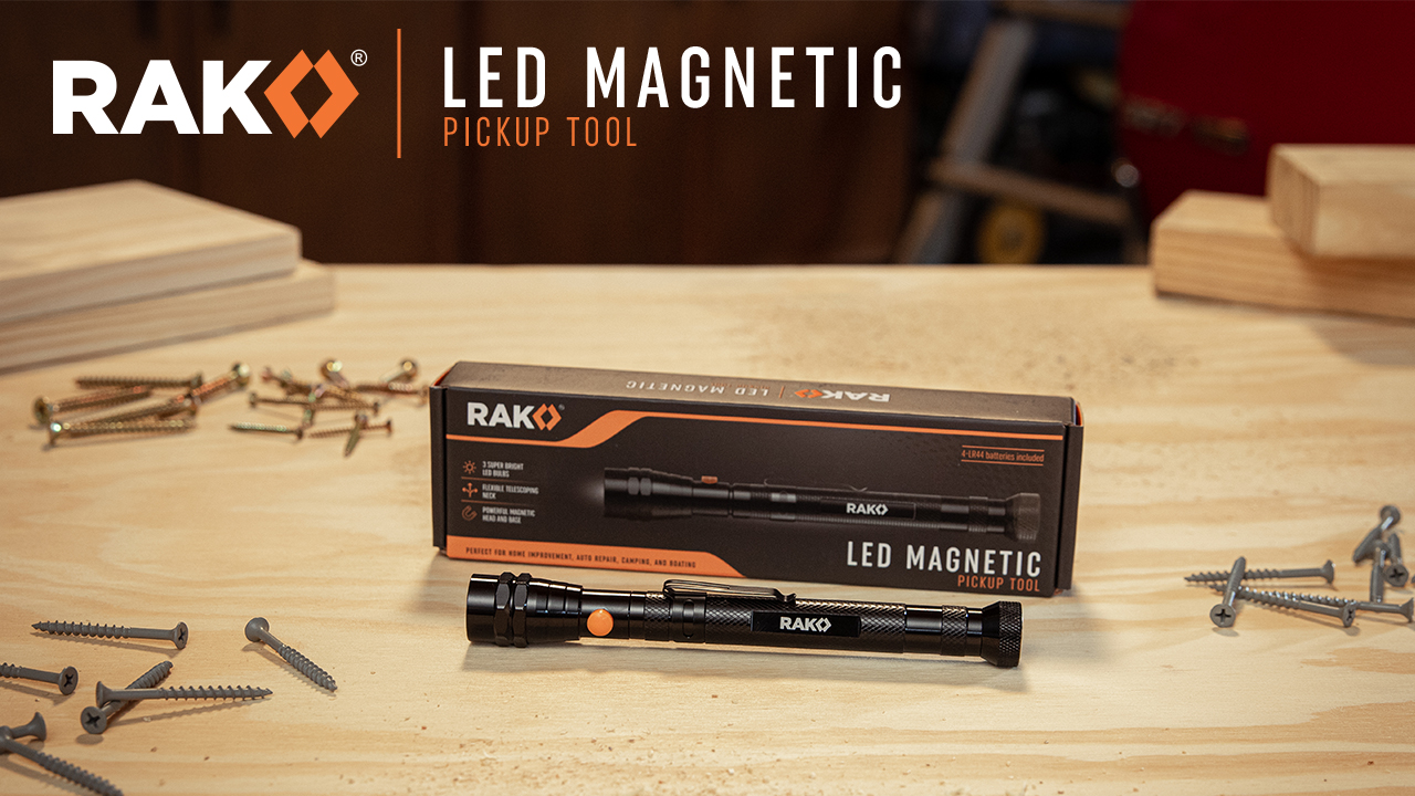 Watch RAK Magnetic Pickup Tool with LED Lights on Amazon Live