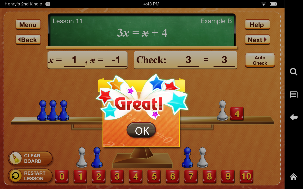 Hands-On Equations 2 - App on the Amazon Appstore