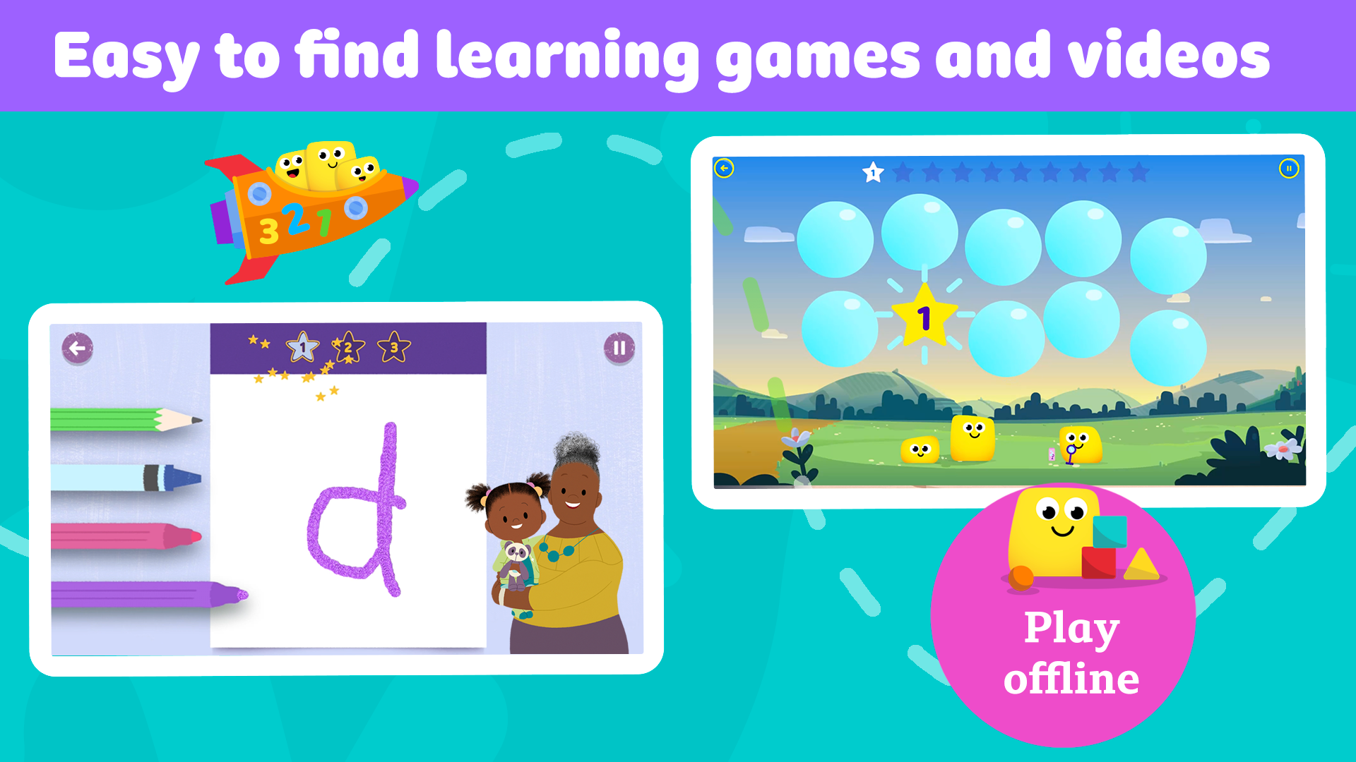 BBC CBeebies Learn - Fun Learning Games for Kids - App on the Amazon ...