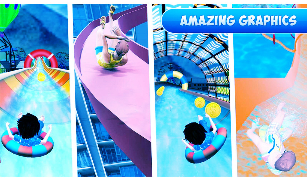 Slippery Water Slide : Fun Aqua-Park Race Adventure 3D - App on Amazon ...