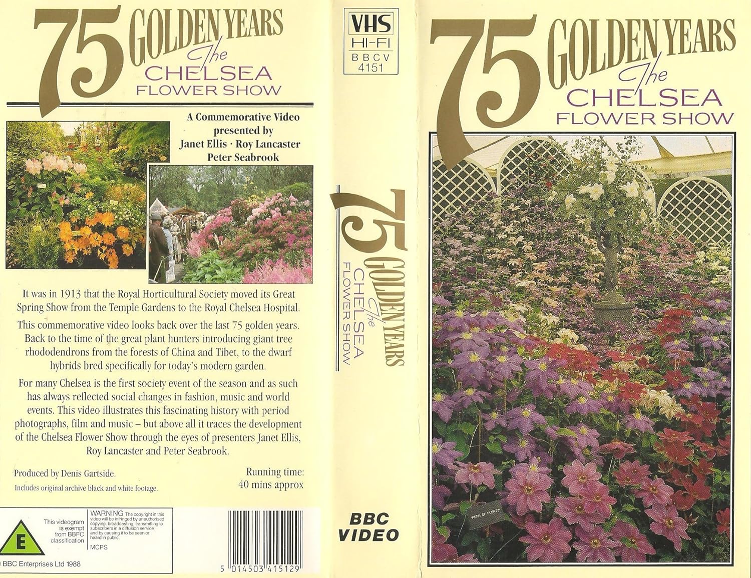 Amazon.com: Chelsea Flower Show-75 Yrs [VHS] : Movies & TV
