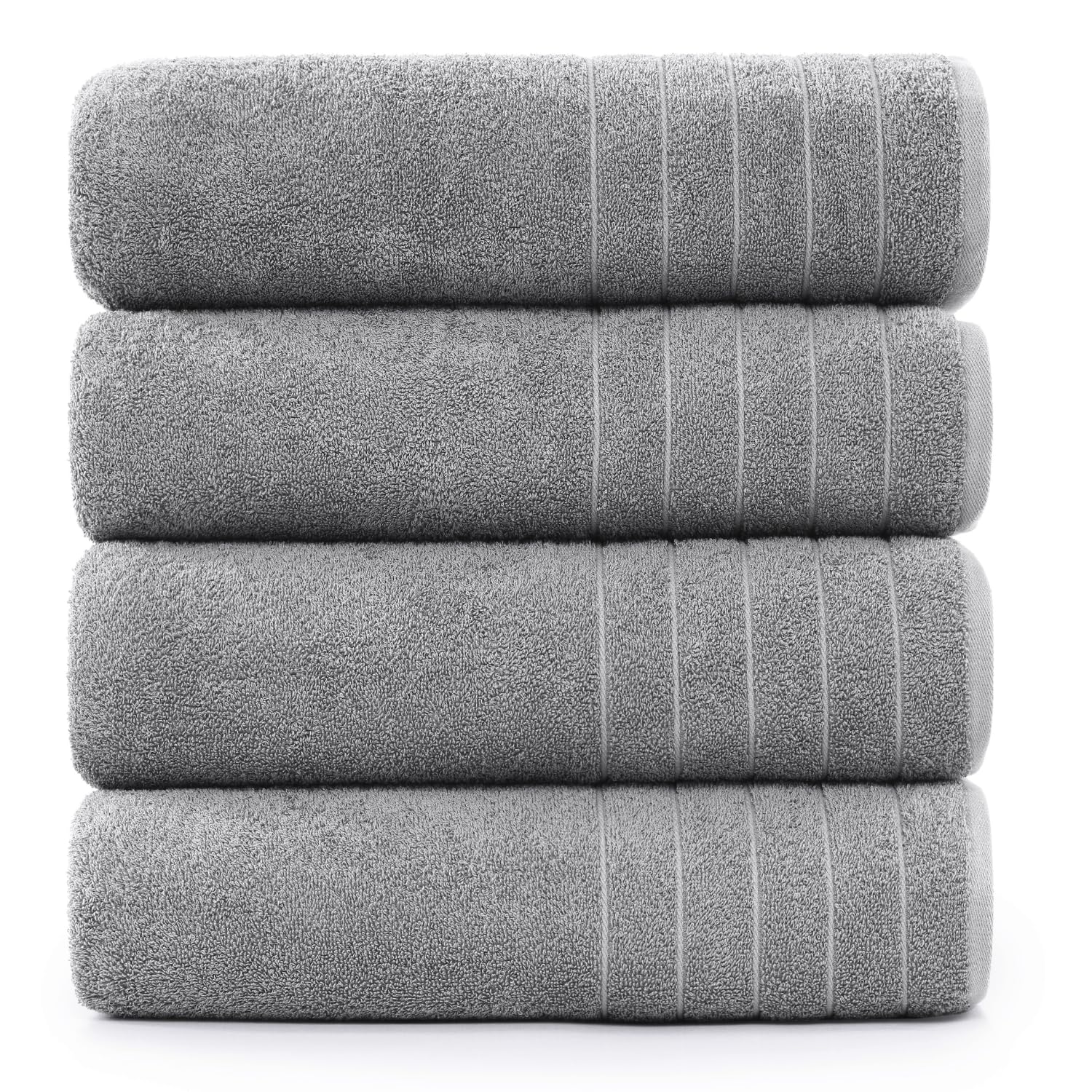 Amazon.com: Casa Platino Bath Towels 4 Pack, Large Bath Towel Set(30"x ...
