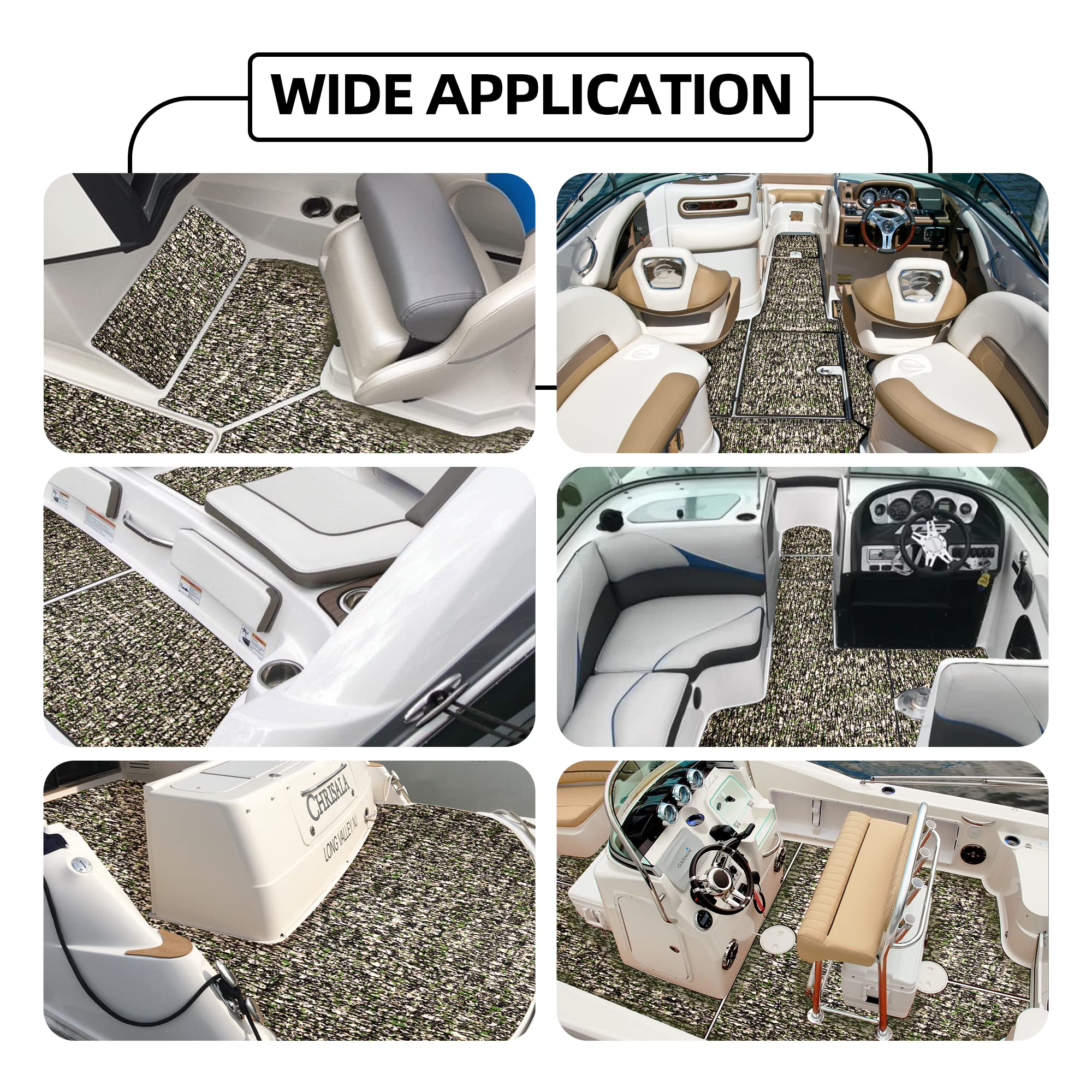 Snapklik.com : FOCEAN Boat Flooring EVA Foam Boat Decking Faux Teak ...