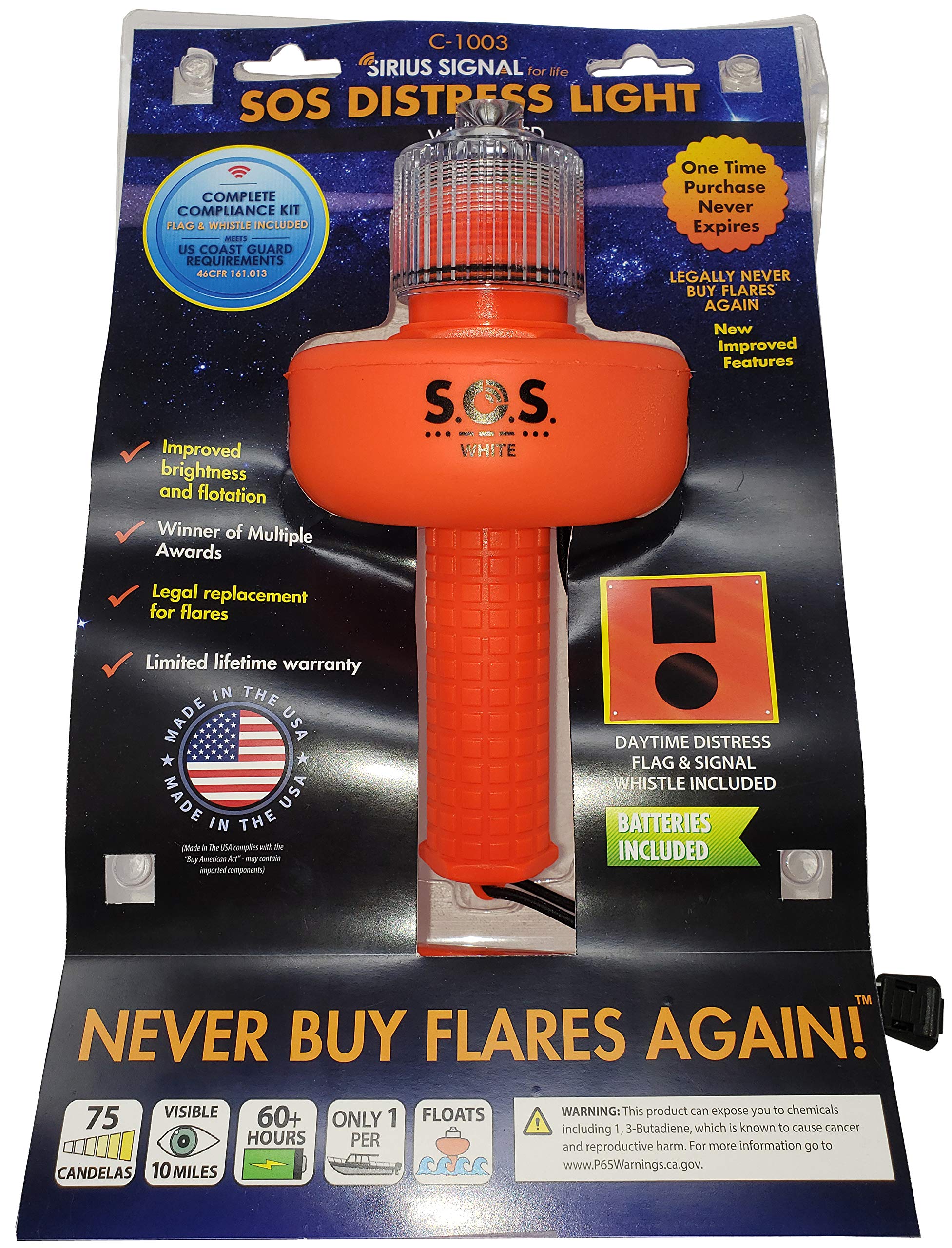 Buy Sirius Signal SOS LED Electronic Visual Distress Signal with ...