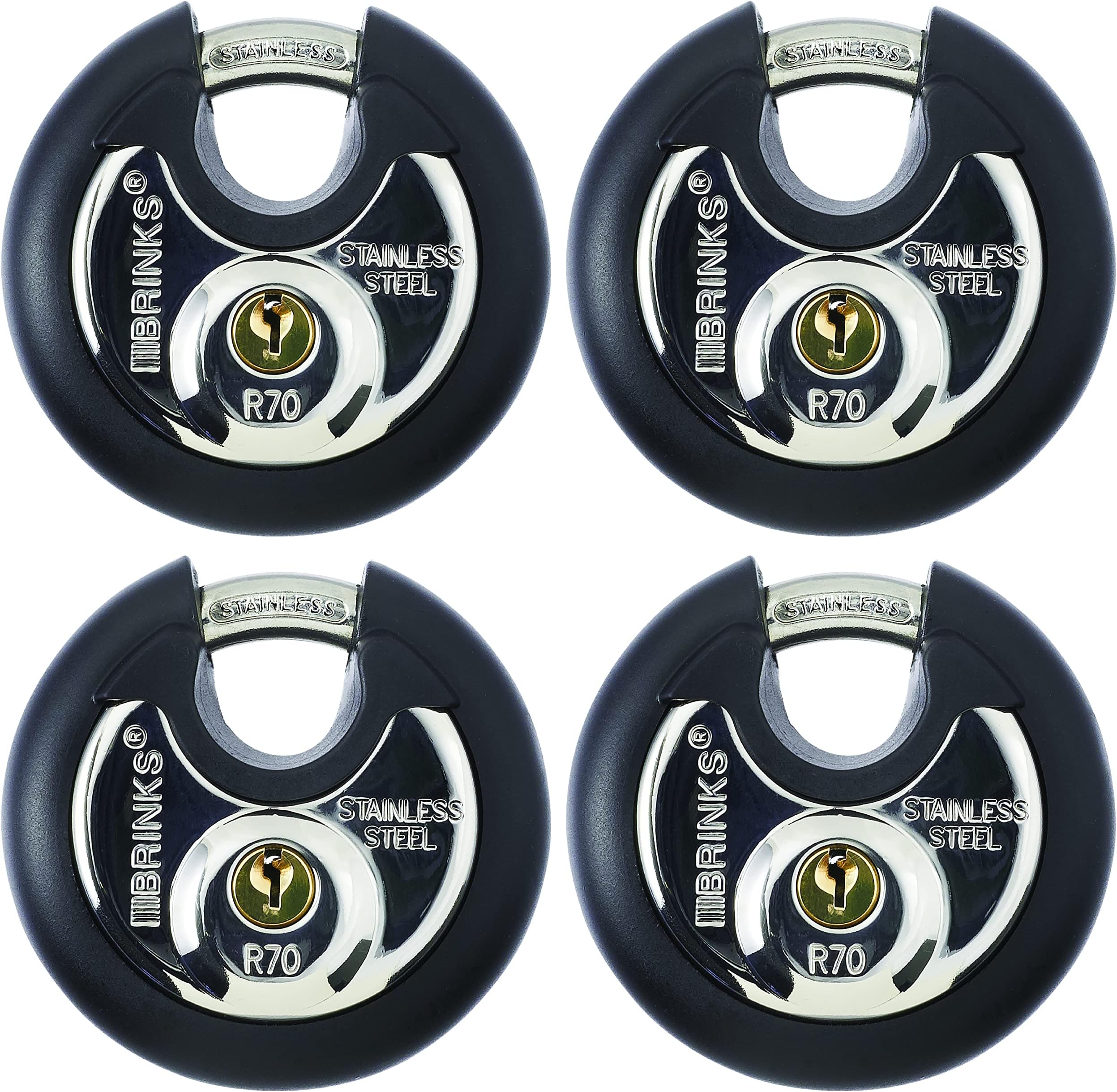 Master Lock 37KA Shrouded Laminated Steel Pin Tumbler Padlock, Keyed ...