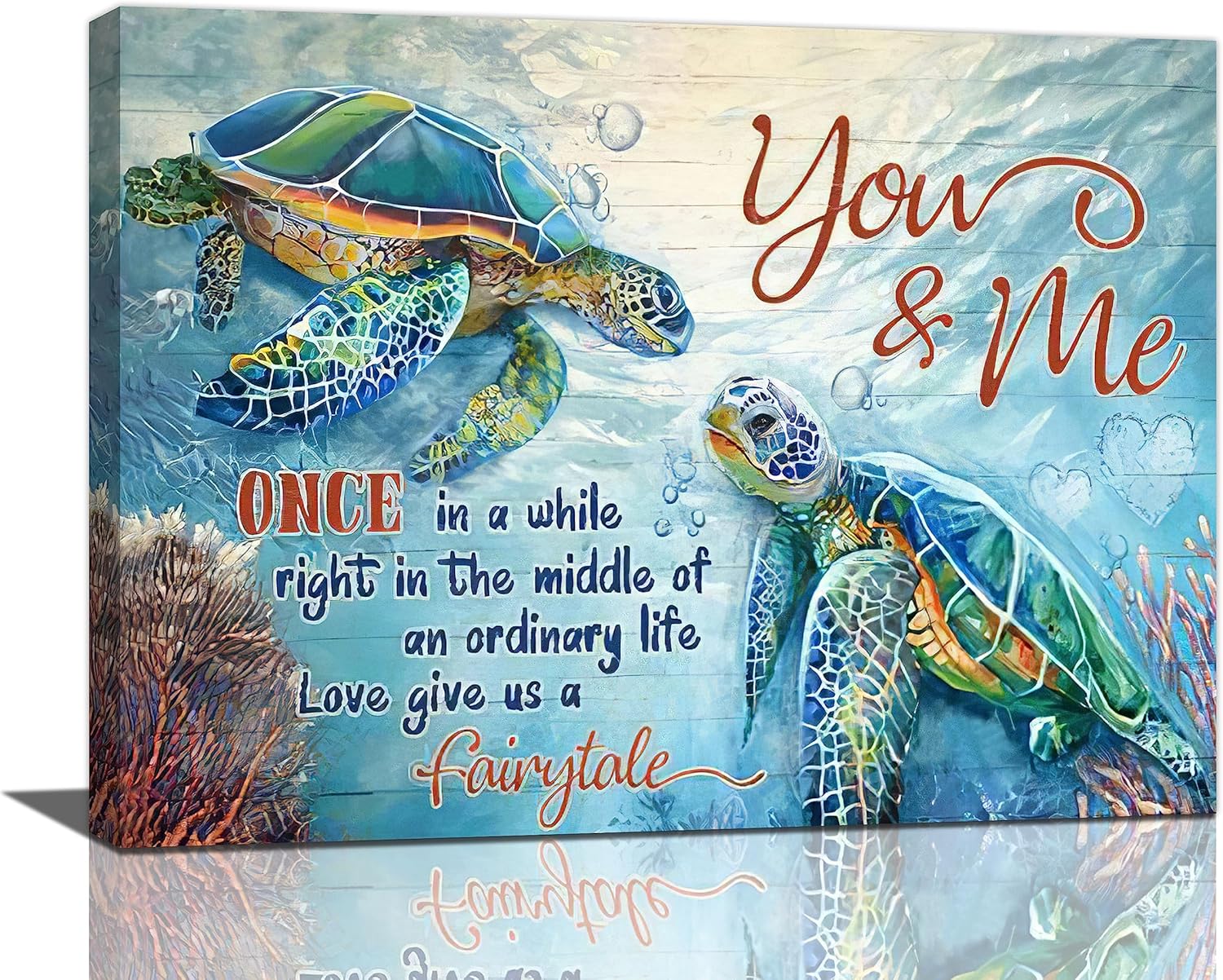 Amazon.com: Sea Turtle Wall Art Ocean Turtle Pictures Wall Decor Turtle ...