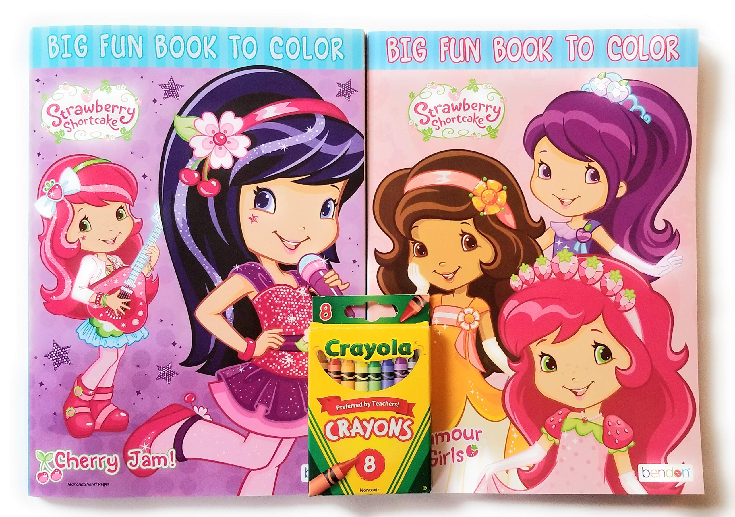 Strawberry Shortcake Cartoon Characters Coloring Pages