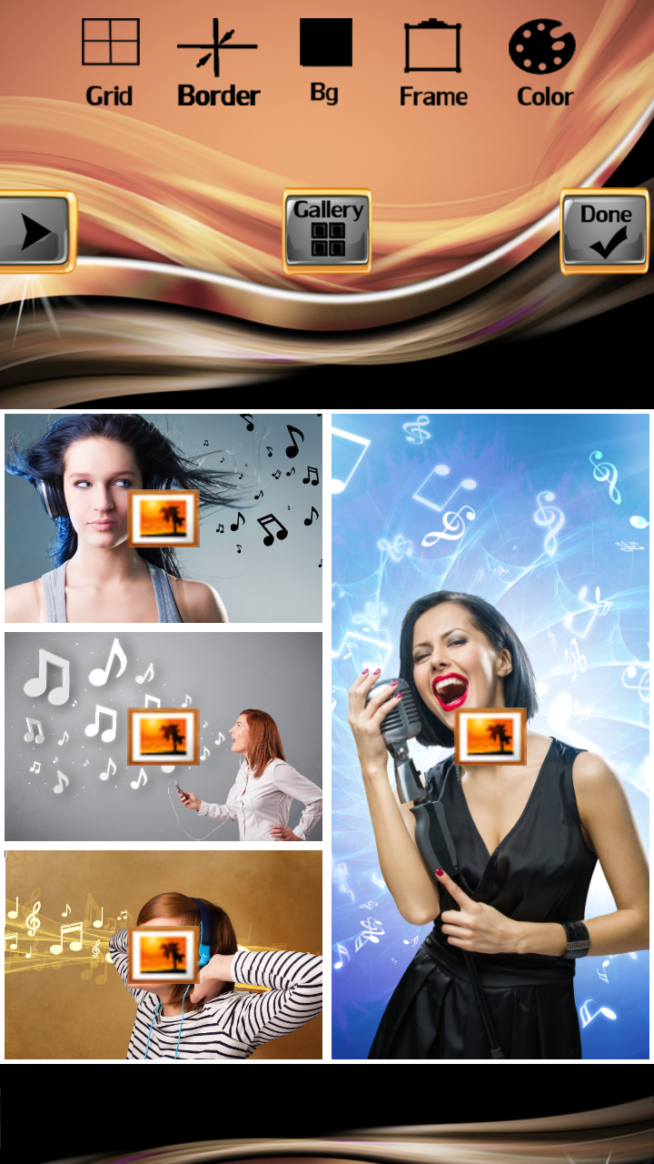 Music Notes Photo Collage - App on the Amazon Appstore