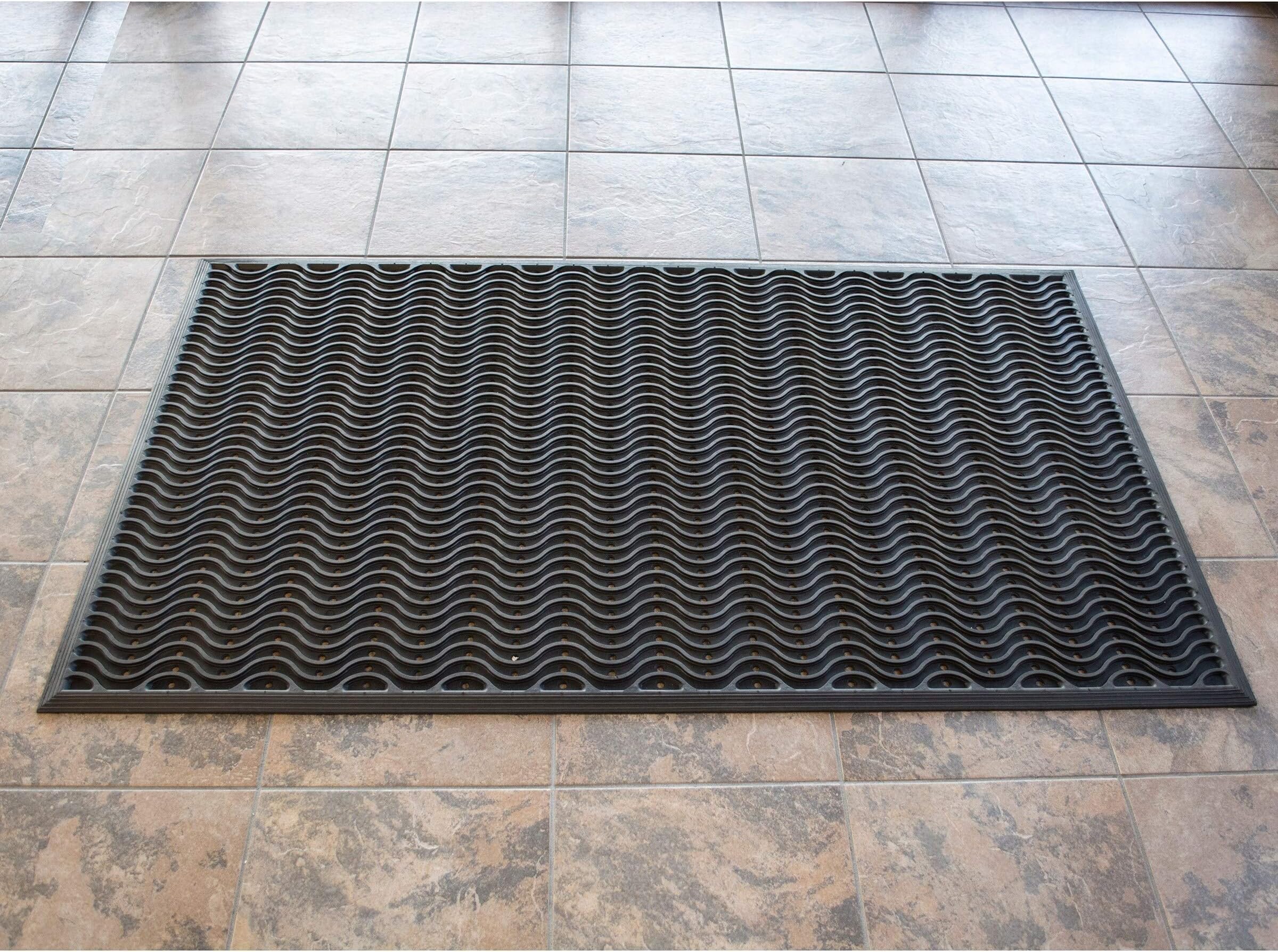 Amazon.com : Buffalo Tools 3 x 5 Foot Commercial Rubber Scraper Mat ...