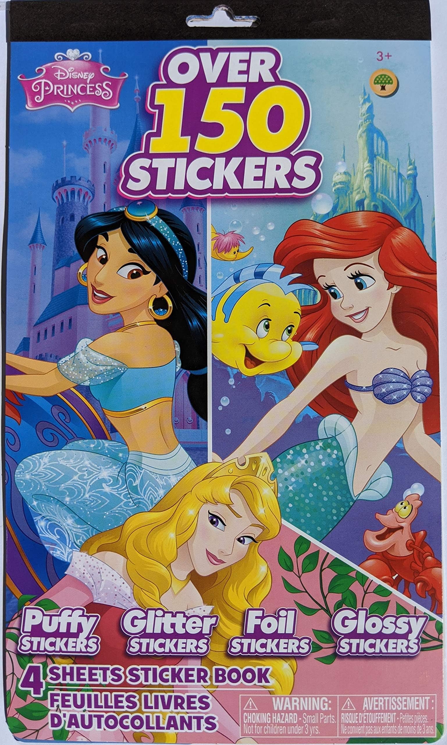 Amazon.com: Innovative Designs Disney Princess Sticker Book | 4 Sheets ...