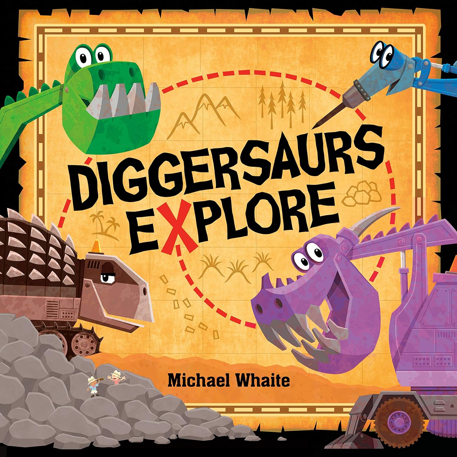 Diggersaurs Explore by Whaite, Michael