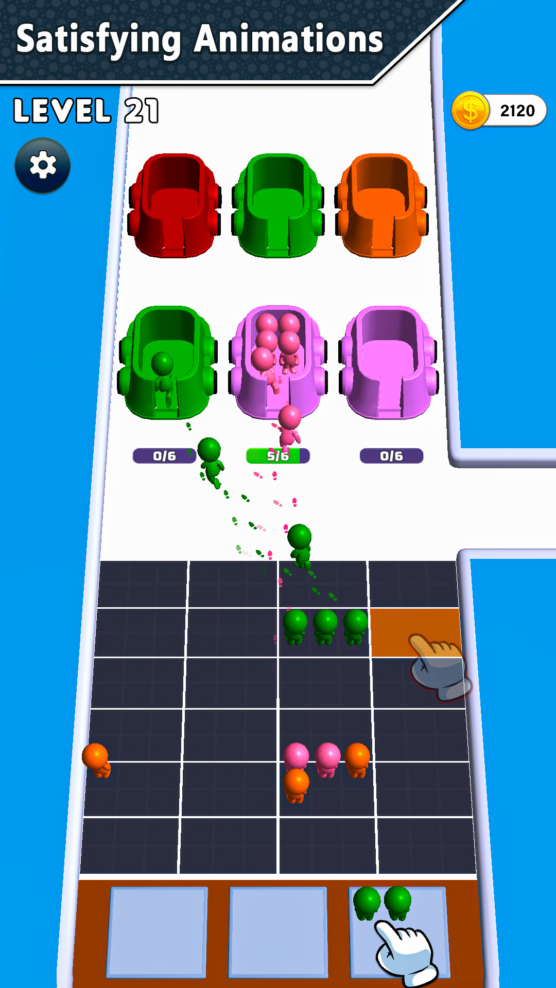 Aplicación Stickman Drop People Puzzle Master: Color Sorting 3D and Car ...