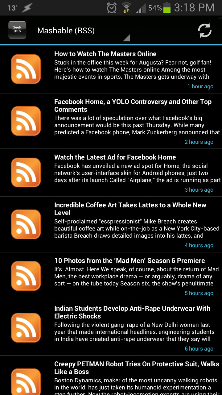 Geek Hub (free) - App on Amazon Appstore