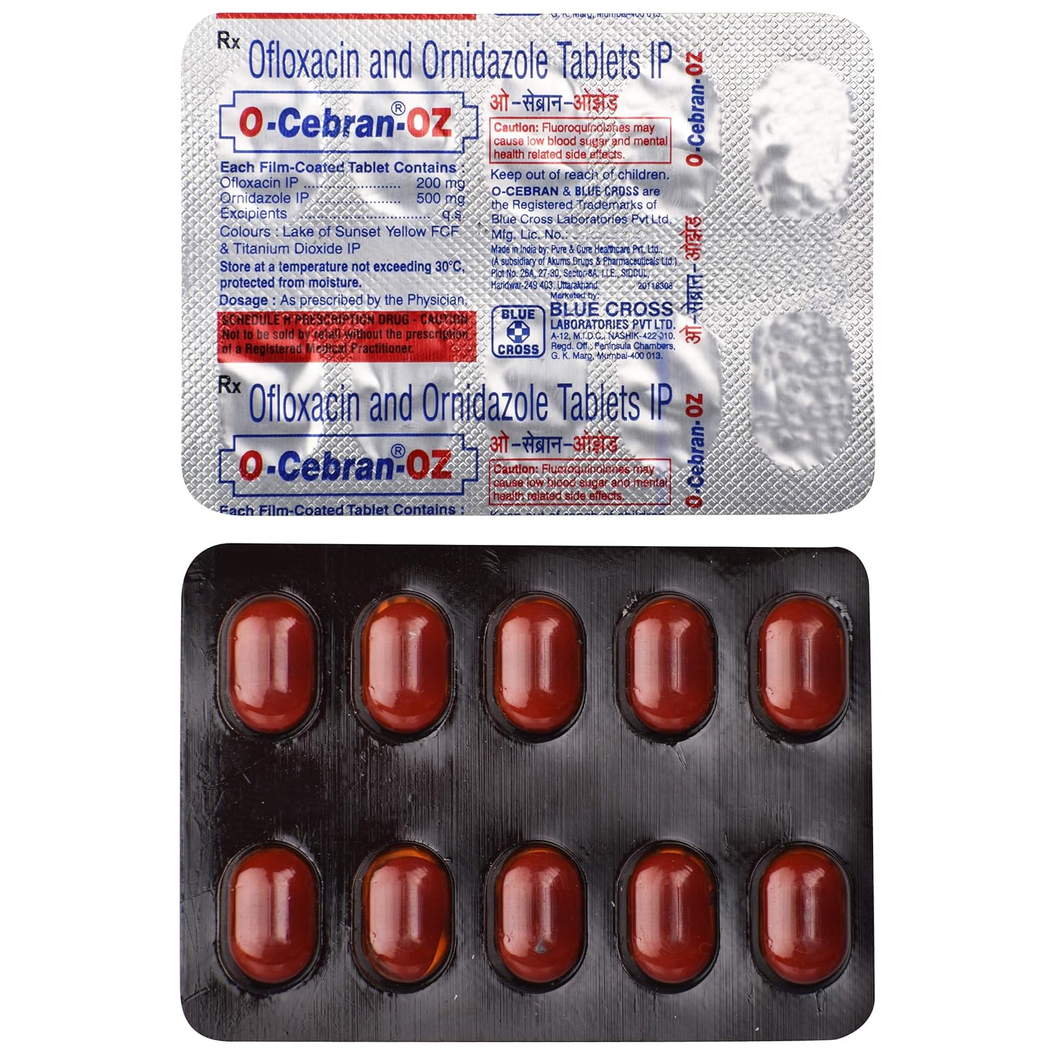 O-Cebran-OZ - Strip of 10 Tablets : Amazon.in: Health & Personal Care