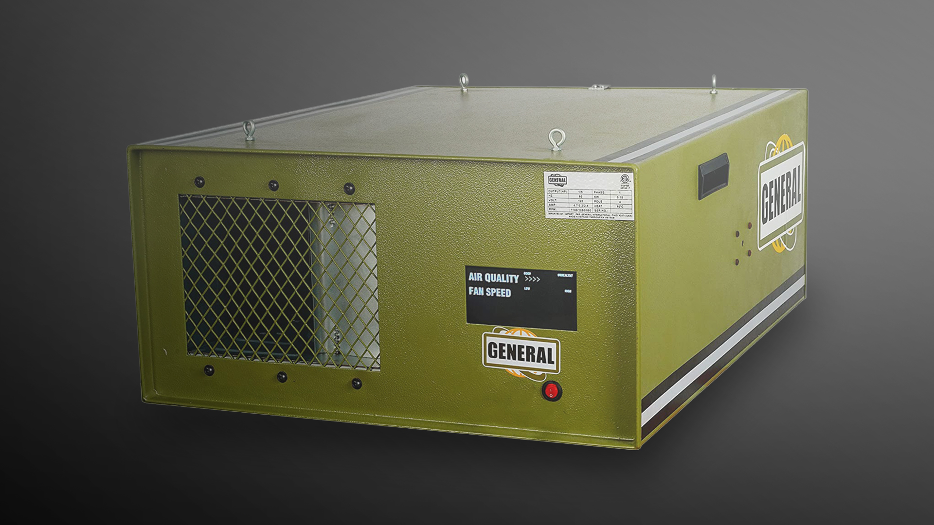 Watch General International 10-1000 SMART Air Filtration System on ...