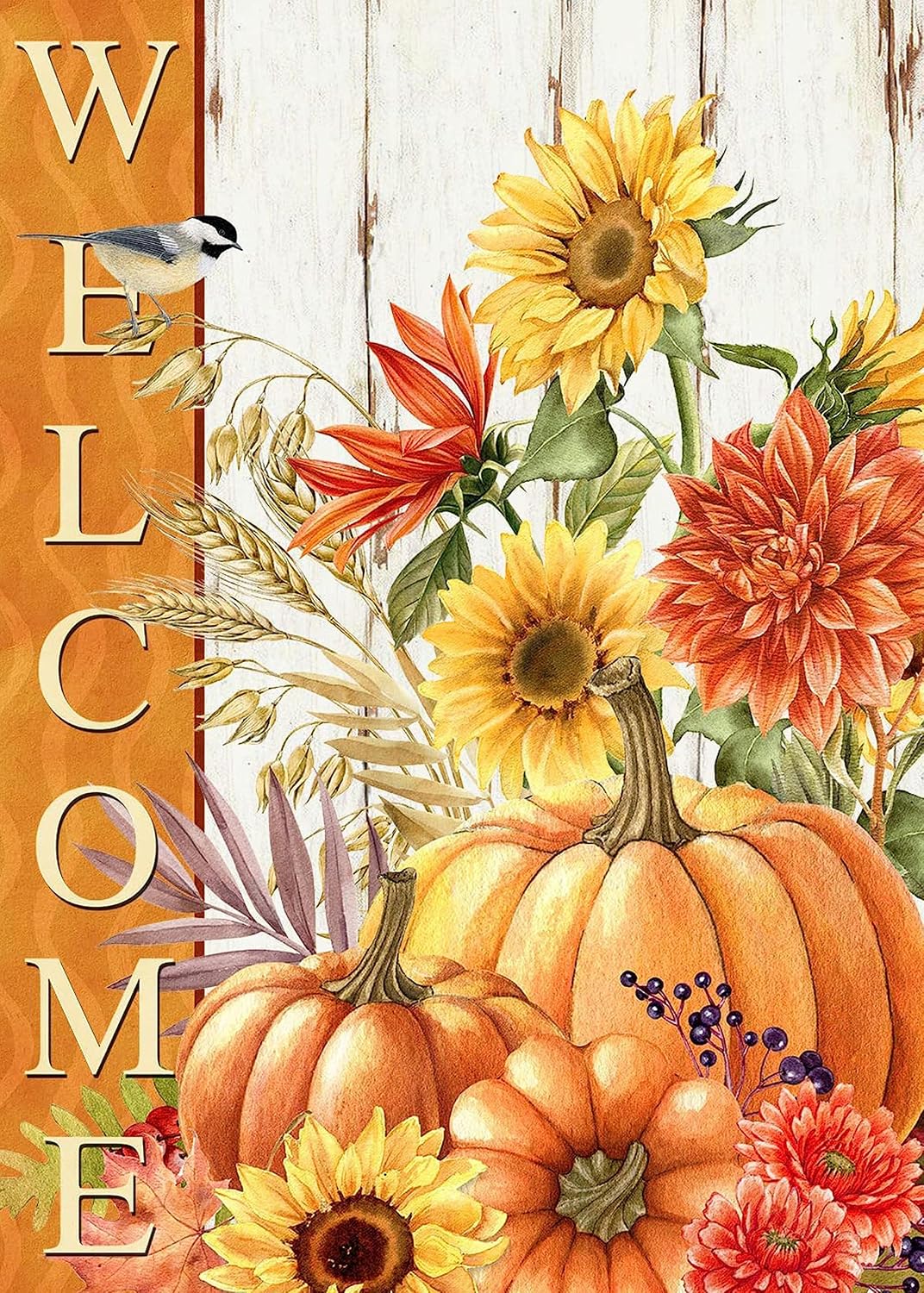 Amazon.com: Fall Diamond Art Painting Kits for Adults - Pumpkin Round ...