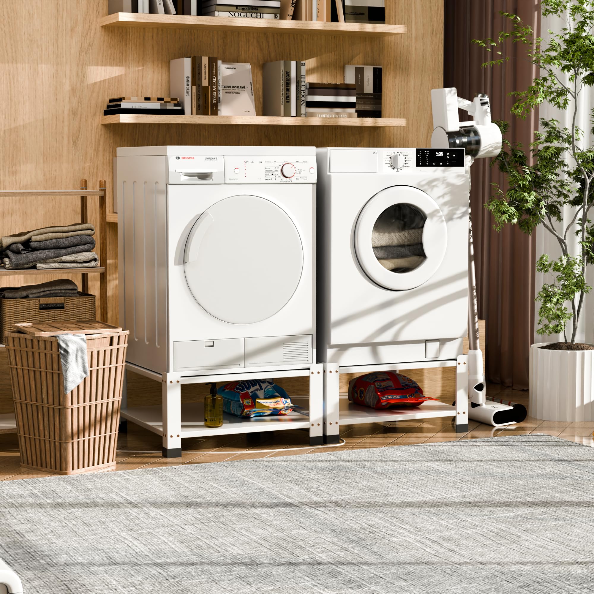 Snapklik.com : Washer And Dryer Pedestals, 28" Wide, 14" Height Laundry ...