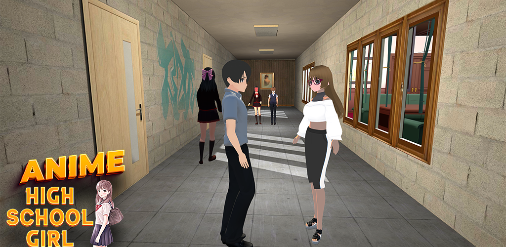 Anime High School Girl Simulator 3D | Anime High School Life 2024 - App ...