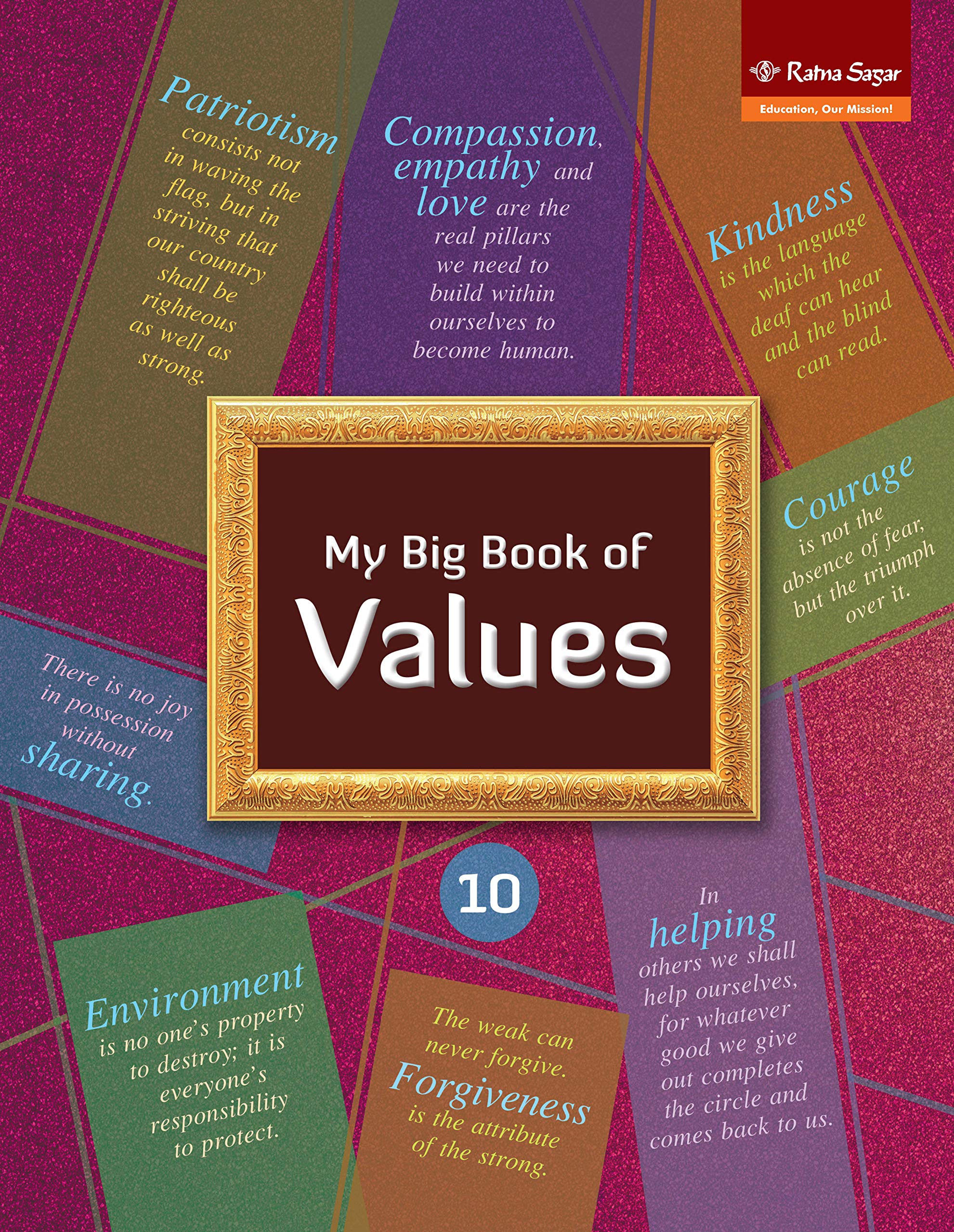 Ratna Sagar Updated My Big Book Of Values 10 - Moral Education Book For ...
