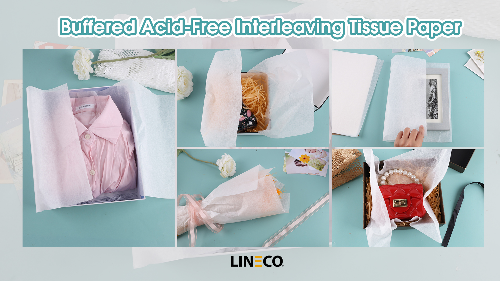 Watch Lineco Unbuffered Acid-Free Interleaving Tissue on Amazon Live